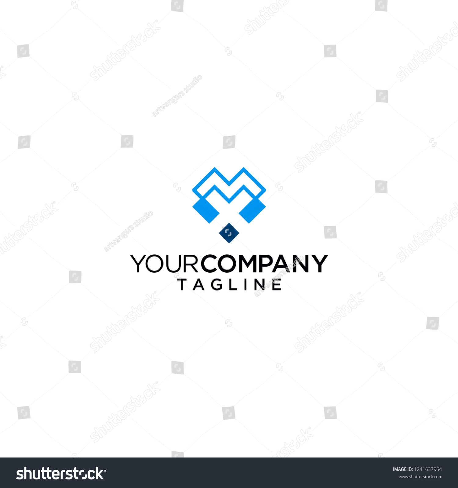 Letter M Initial Logo Vector Icon Stock Vector (Royalty Free ...
