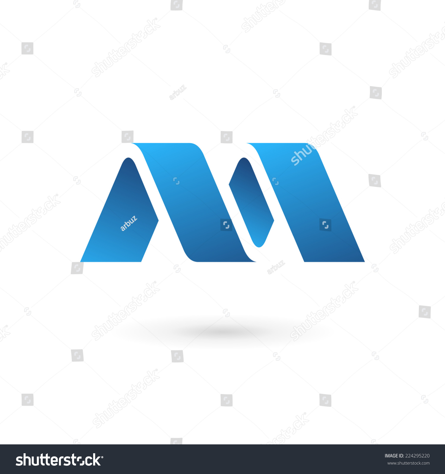 Letter M Logo Icon Design Template 库存矢量图（免版税）224295220 | Shutterstock