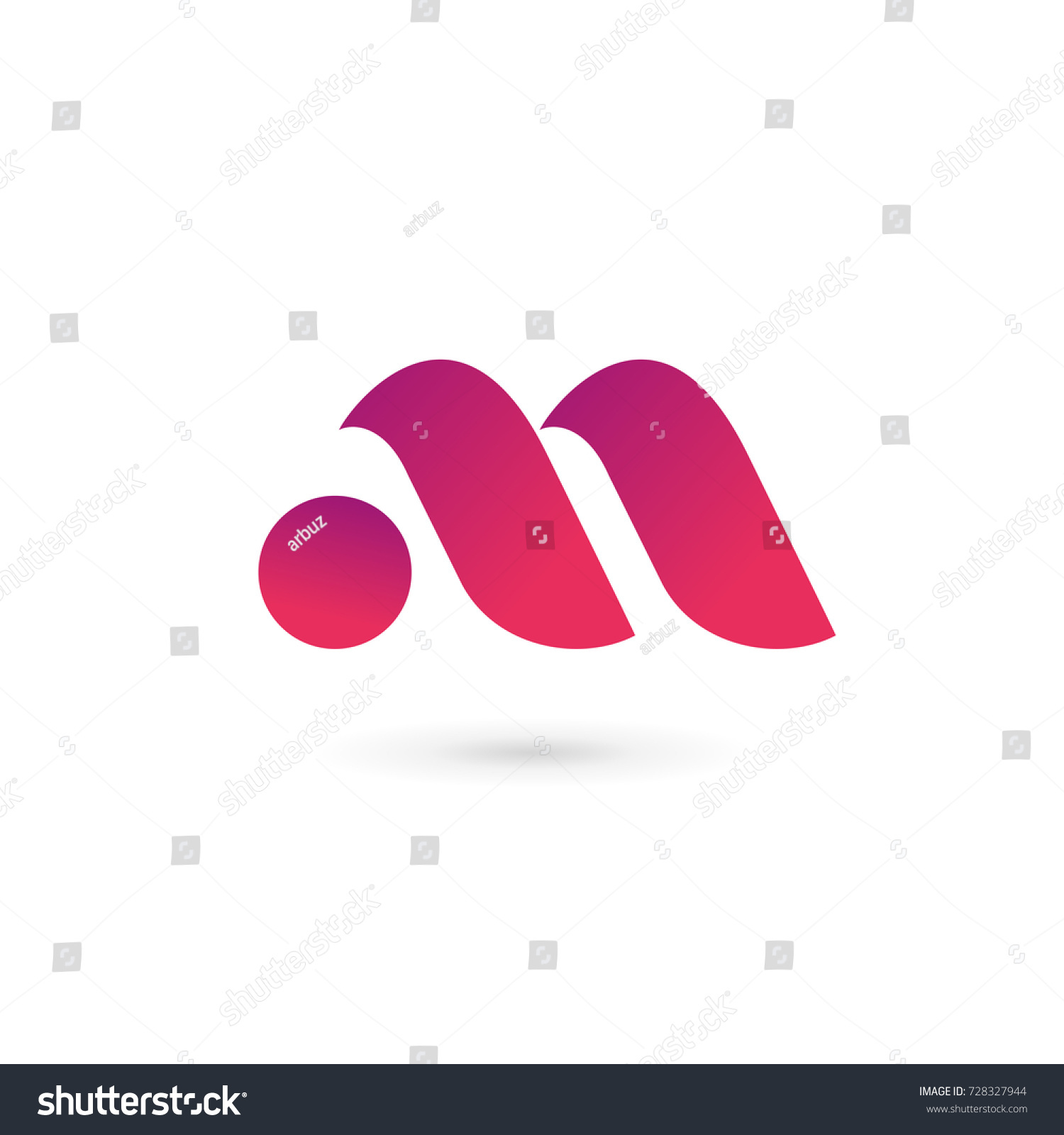 Lettera M elementi del modello di: immagine vettoriale stock (royalty ...