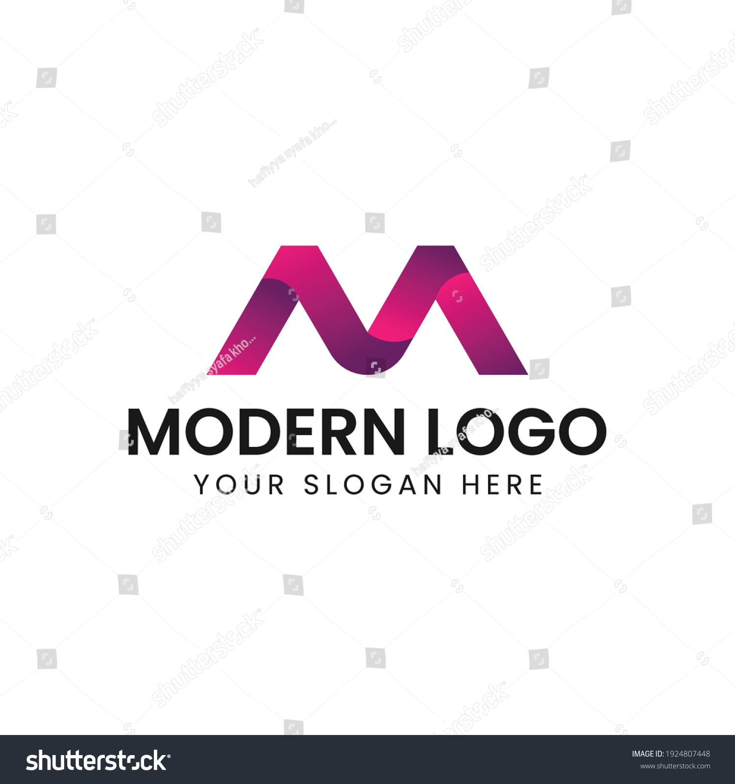Letter M Logo Icon Design Template: เวกเตอร์สต็อก (ปลอดค่าลิขสิทธิ์ ...