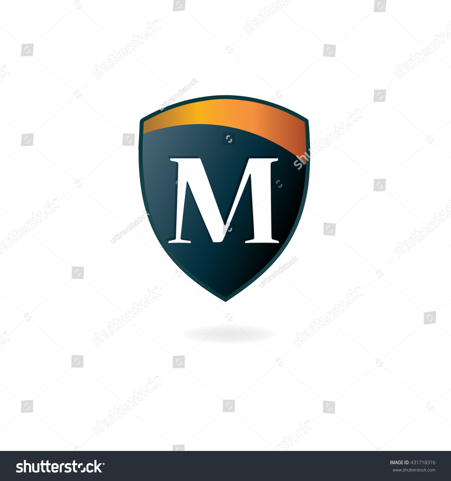 Letter M Shield Logo Icon Design: เวกเตอร์สต็อก (ปลอดค่าลิขสิทธิ์ ...
