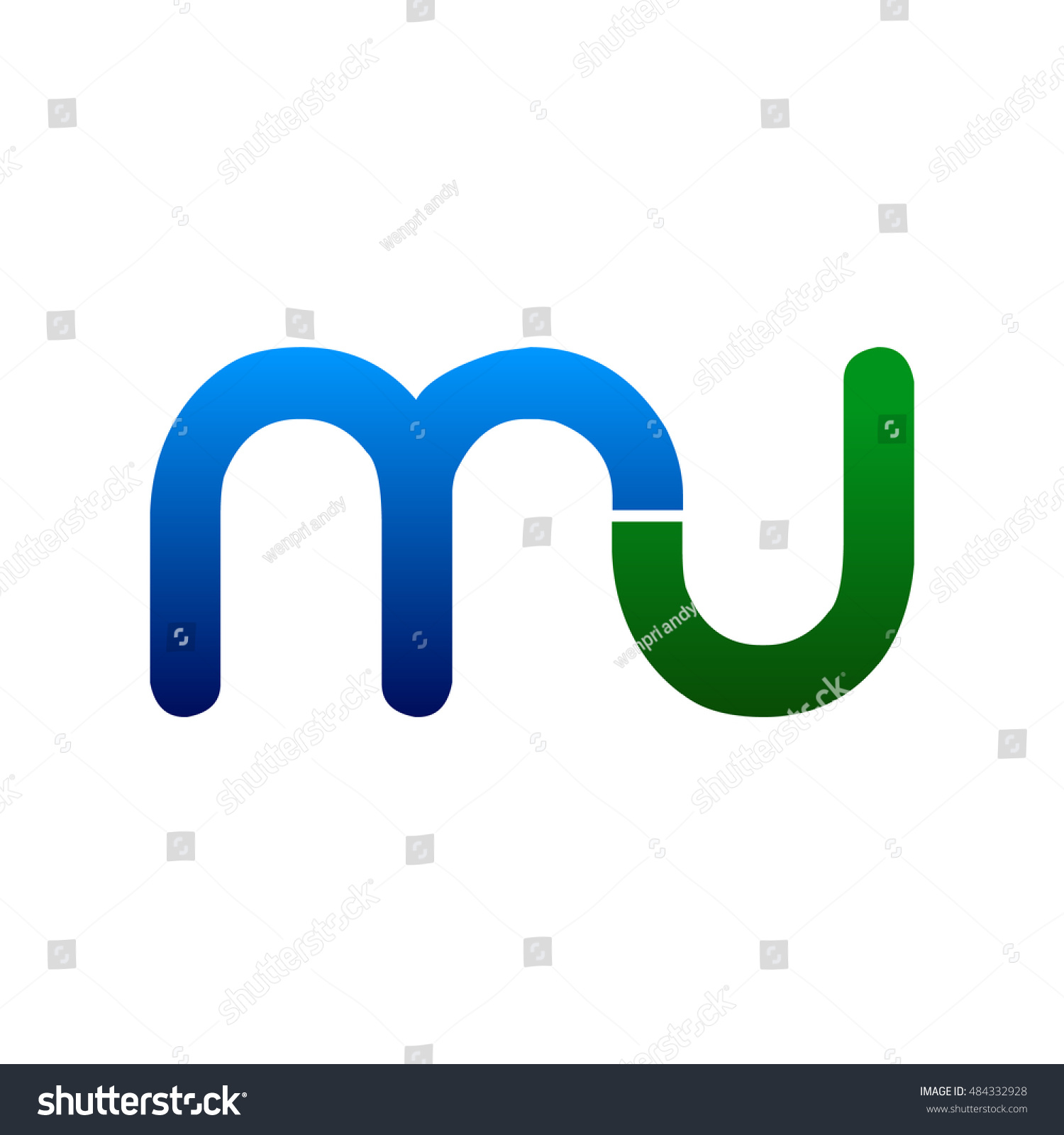 Letter Mu Logo Stock Vector (Royalty Free) 484332928 | Shutterstock