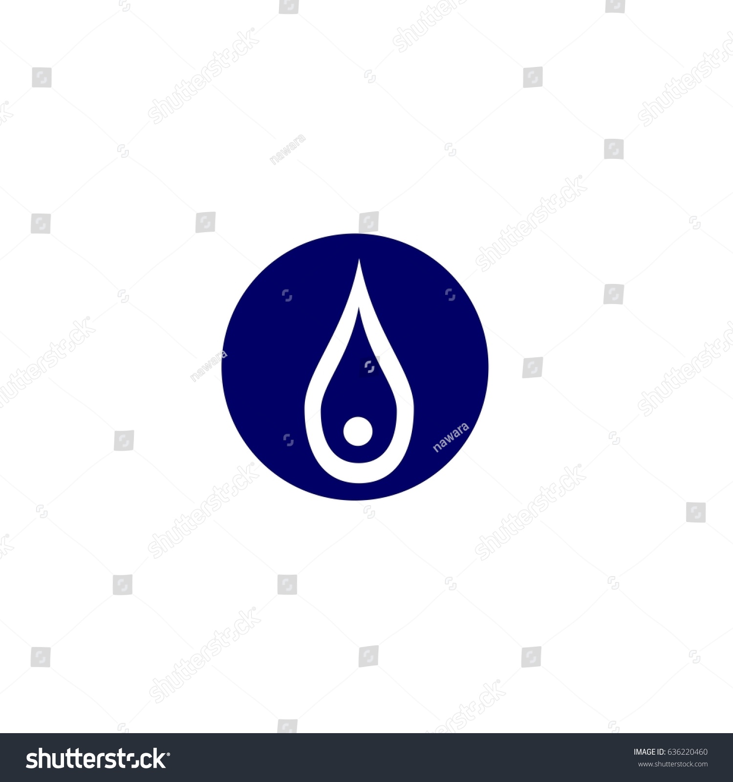Letter O Drop Water Logo Vector Stock Vector (Royalty Free) 636220460 ...
