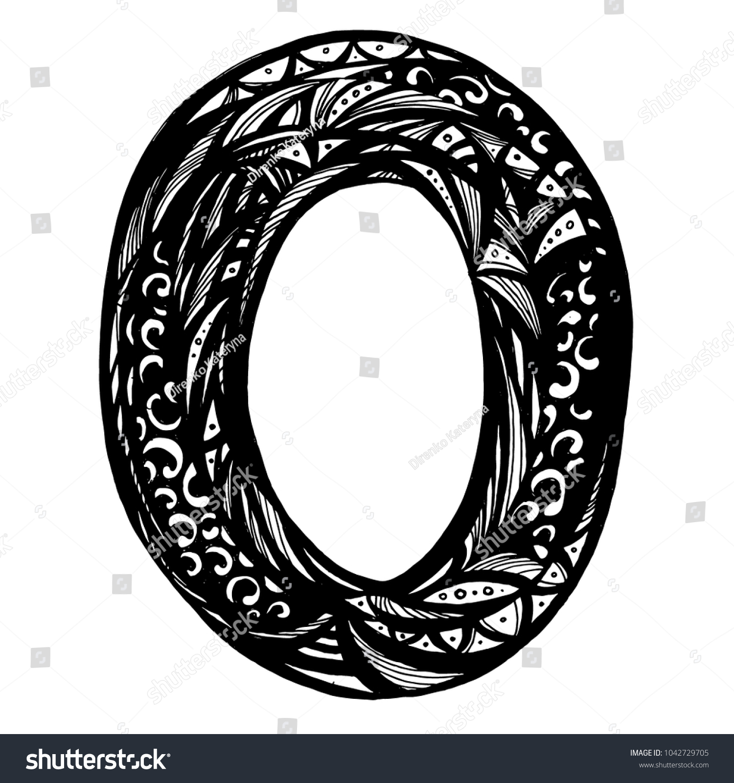 Letter O Vector Unusual Bold Rounded: vector de stock (libre de ... Letter O Vector Unusual Bold Rounded: vector de stock (libre de ...