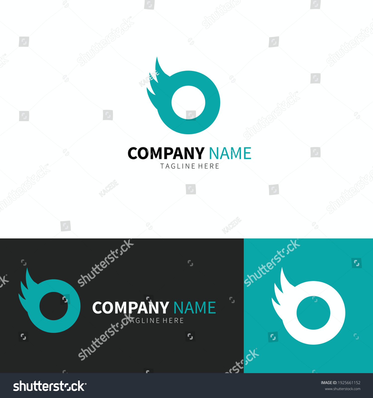 Letter O Wing Logo Design Template Stock Vector (Royalty Free ...