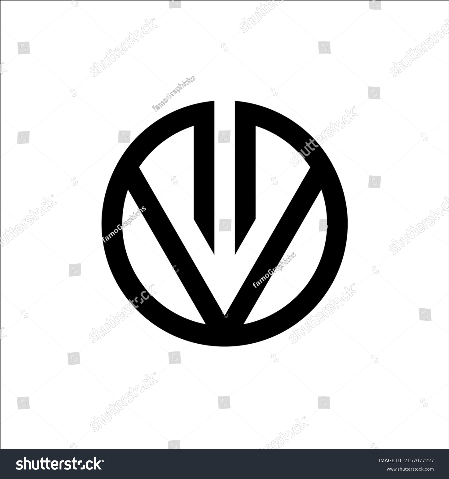 Letter Ov Circle Logo Vector Stock Vector (Royalty Free) 2157077227 ...