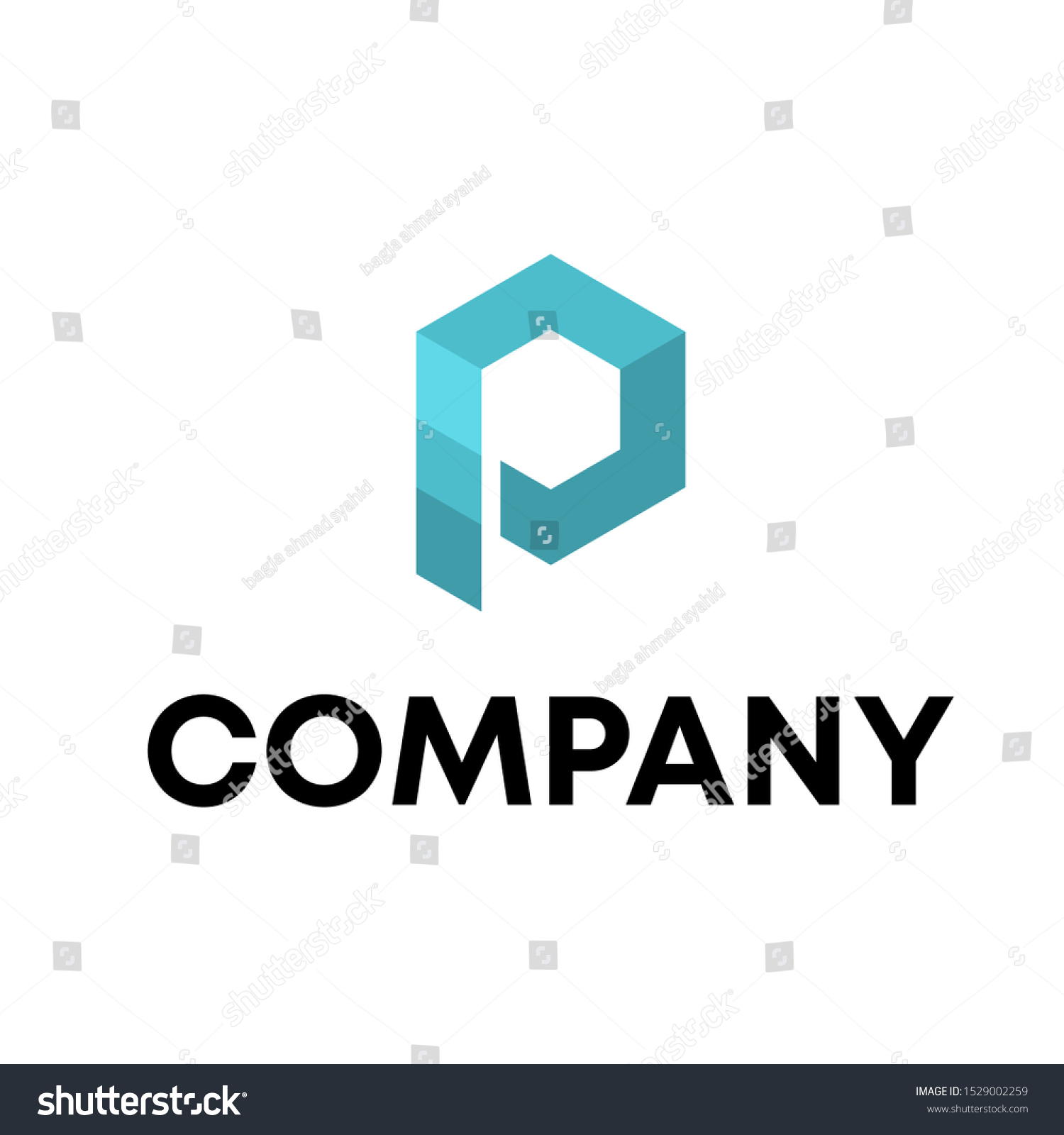 Letter P Initial Logo Design Vector Stock Vector (Royalty Free ...