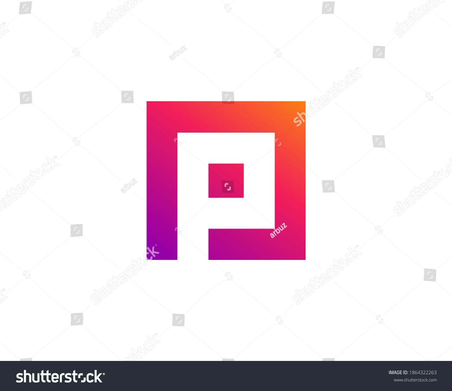 Letter P Logo Icon Design Template Stock Vector (Royalty Free ...