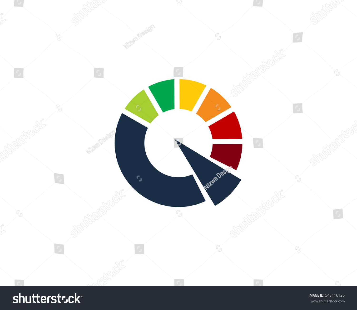 Letter Q Meter Logo Design Element Stock Vector (Royalty Free ...