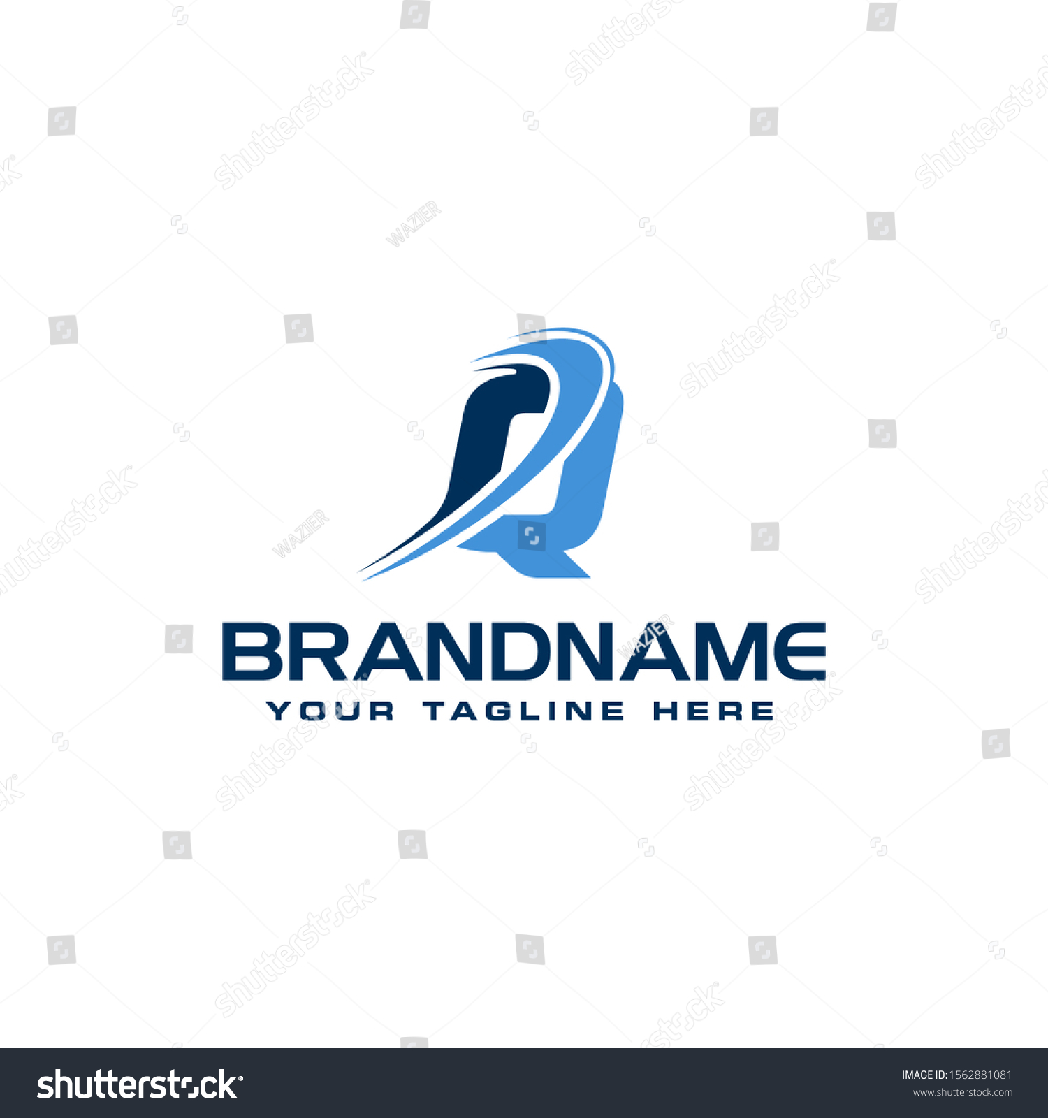 Letter Q Technology Solution Logo Design Stock Vector (Royalty Free ...