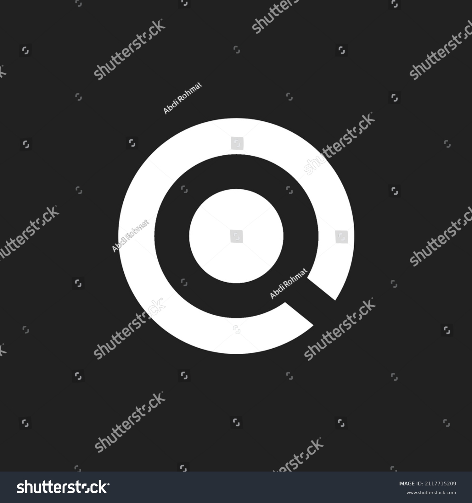 Letter Q Vector Logo Simple Design Stock Vector (Royalty Free ...