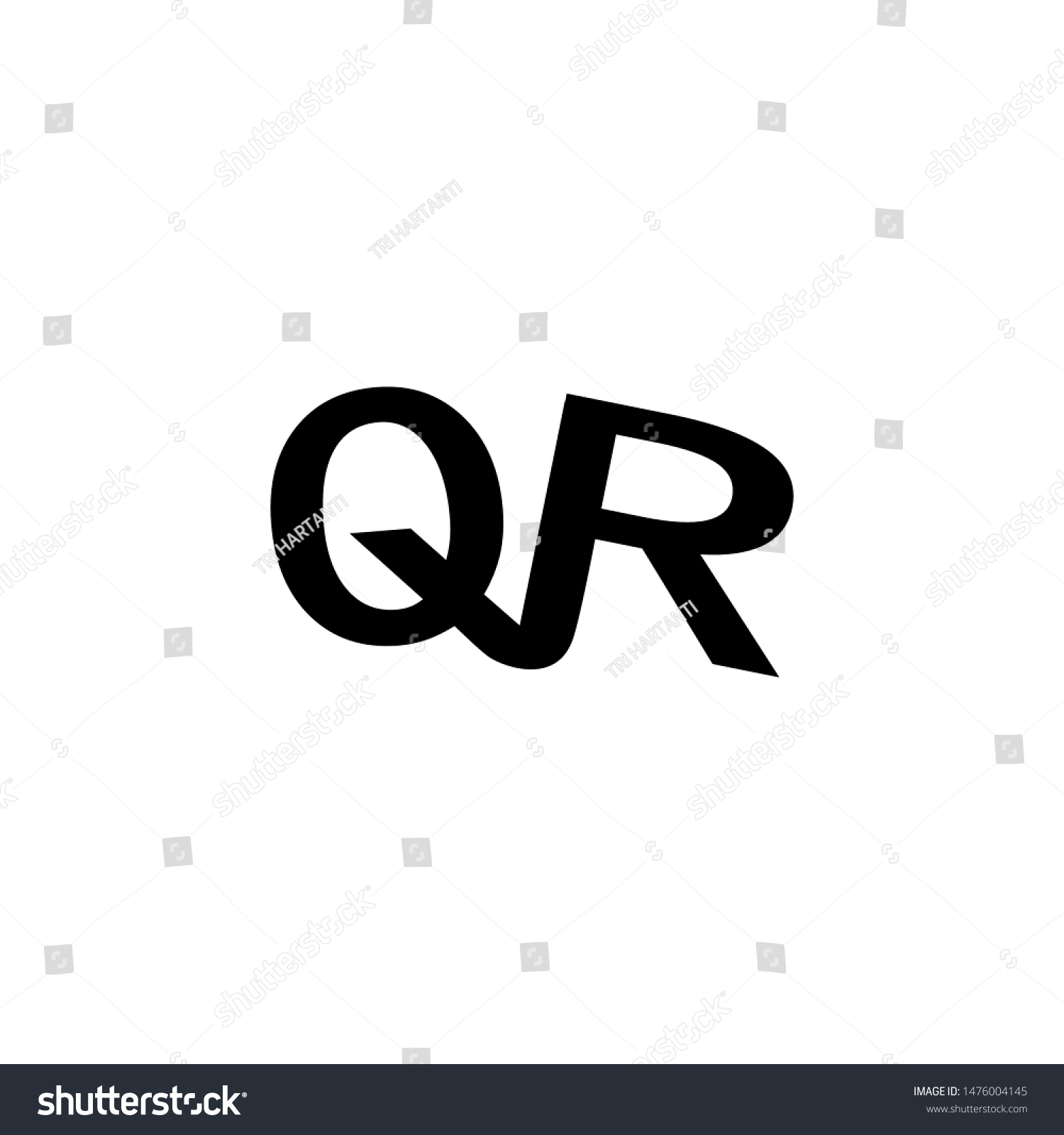 Letter Qr New Logo Vector 스톡 벡터(로열티 프리) 1476004145 | Shutterstock