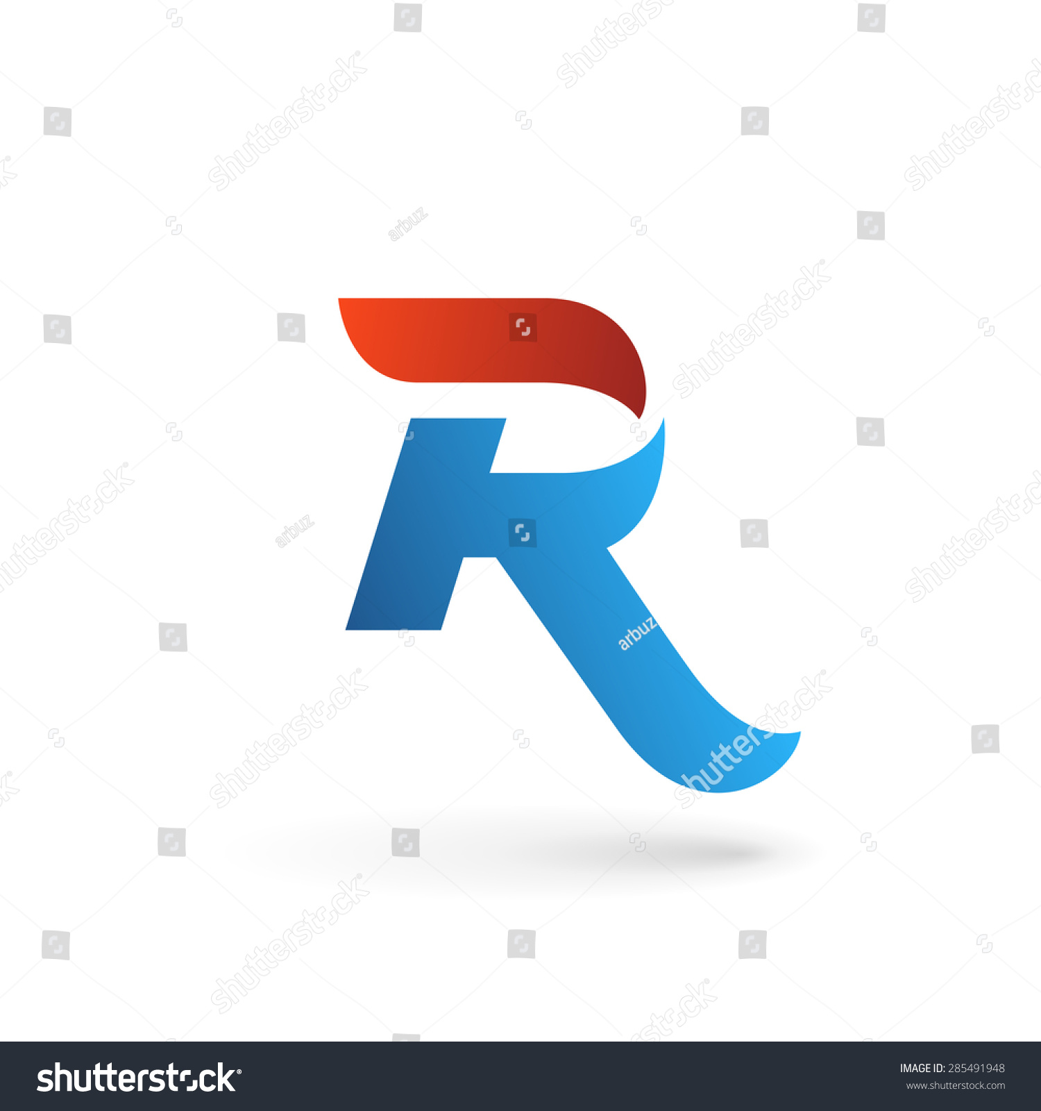 Letter R Logo Icon Design Template Stock Vector (Royalty Free ...