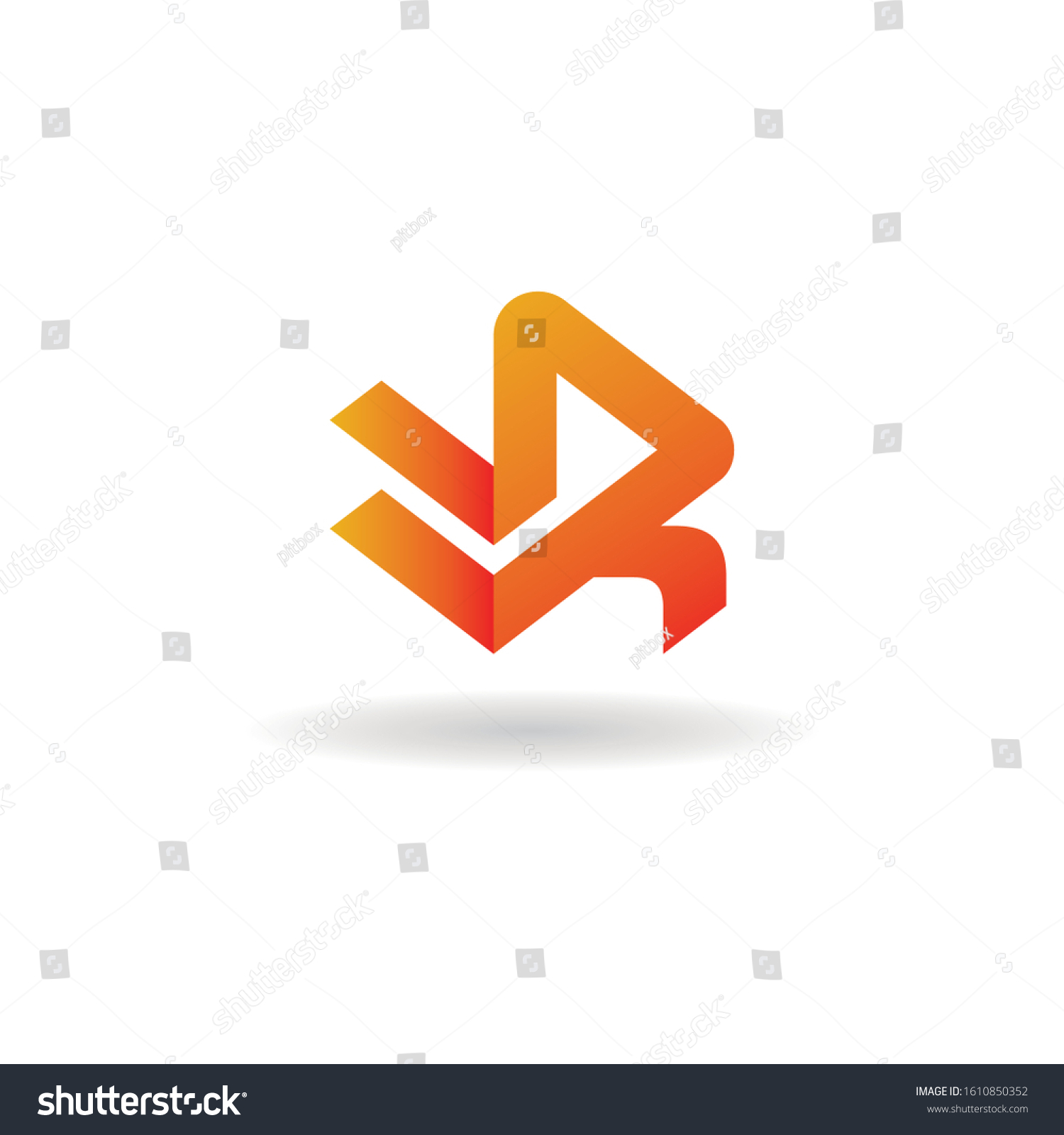 Letter R Logo Vector Check Mark: เวกเตอร์สต็อก (ปลอดค่าลิขสิทธิ์ ...