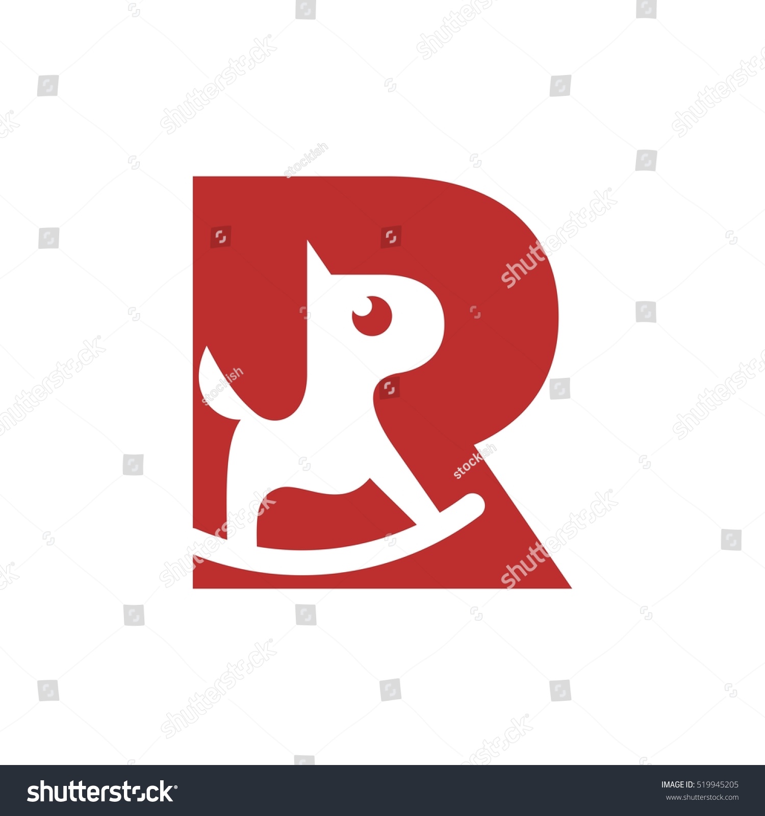 Letter R Logo Vector Toy Logo Stock Vector (Royalty Free) 519945205 ...