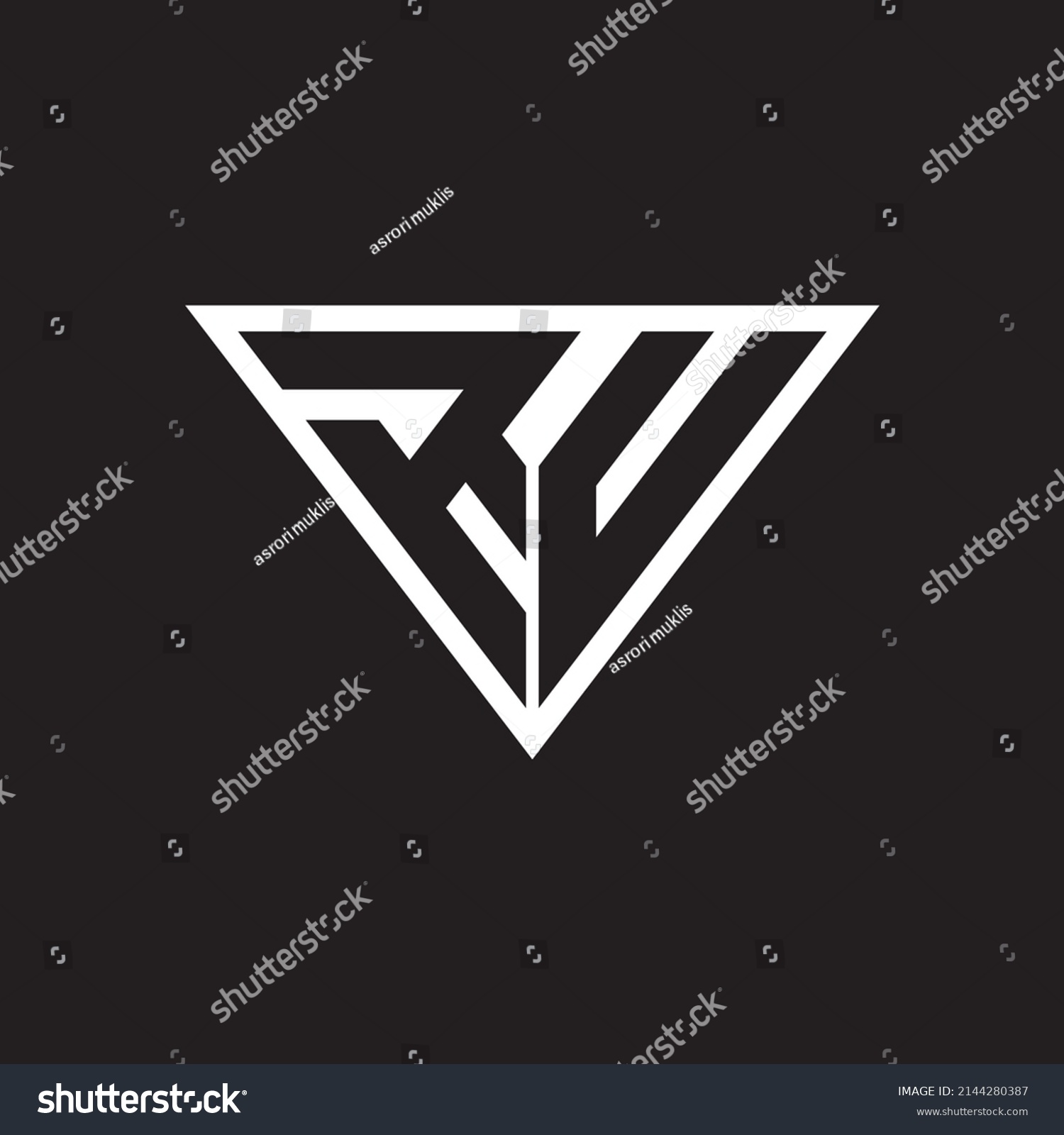 Letter Ru Logo Design Template Vector Stock Vector (Royalty Free ...