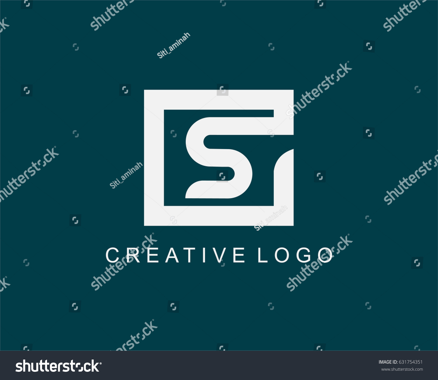 Letter S Logo Vector Box: vector de stock (libre de regalías) 631754351 ...