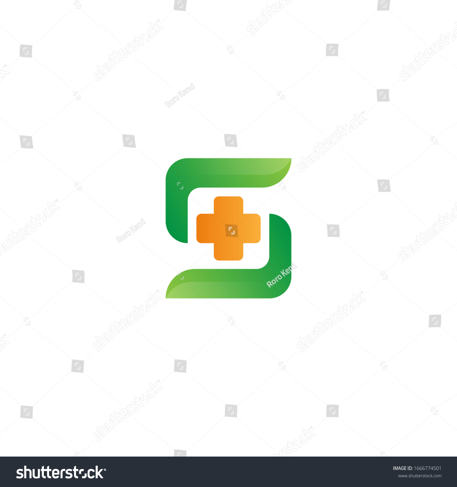 Letter S Plus Logo Design Vector Stock Vector (Royalty Free) 1666774501 ...