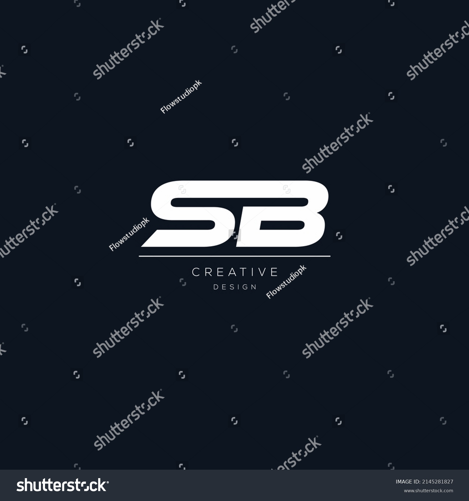 Letter Sb Logo Icon Design Template Stock Vector (Royalty Free ...