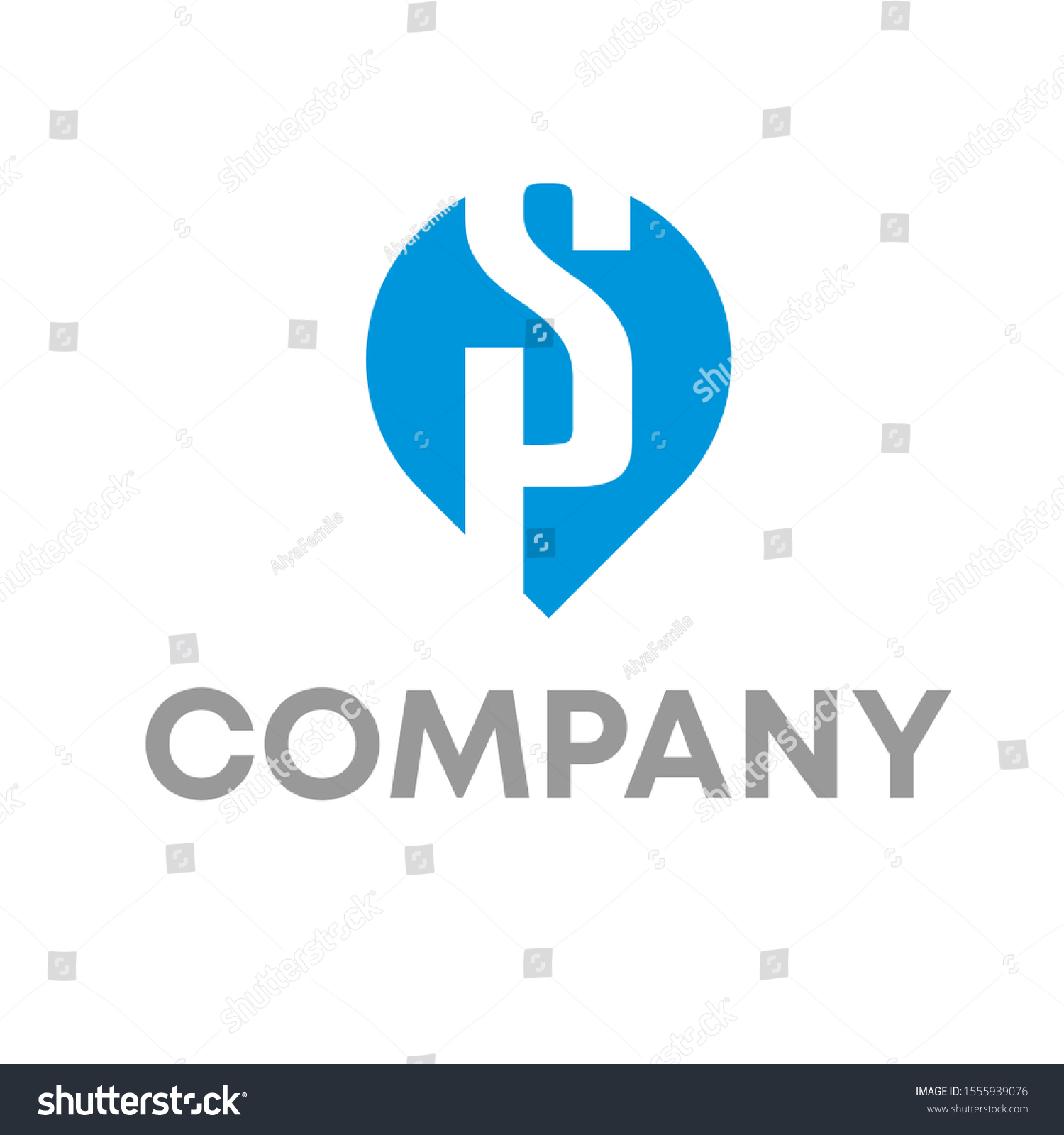 Letter Sp Logo Vector Design Template Stock Vector (Royalty Free ...