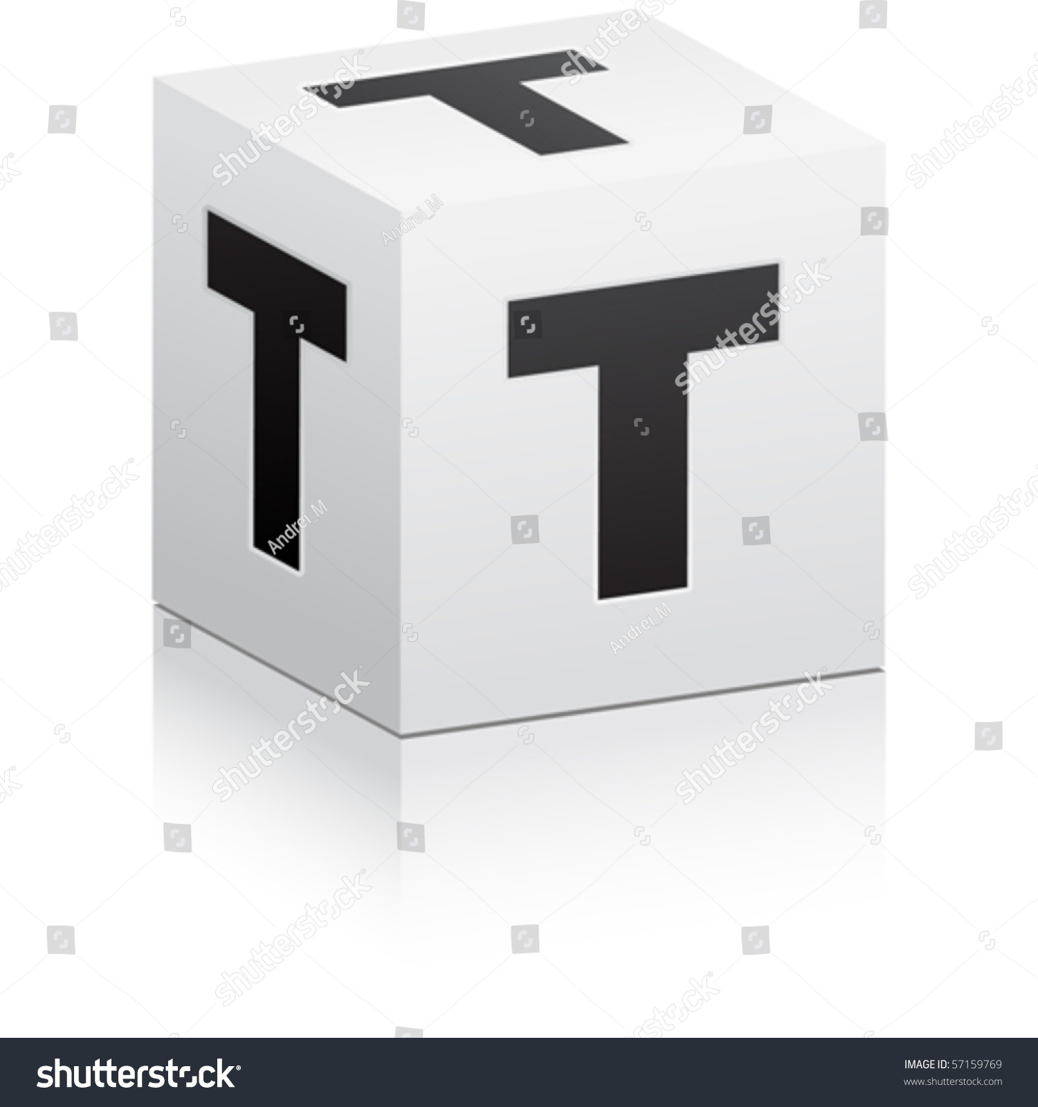 Letter T Stock Vector (Royalty Free) 57159769 | Shutterstock