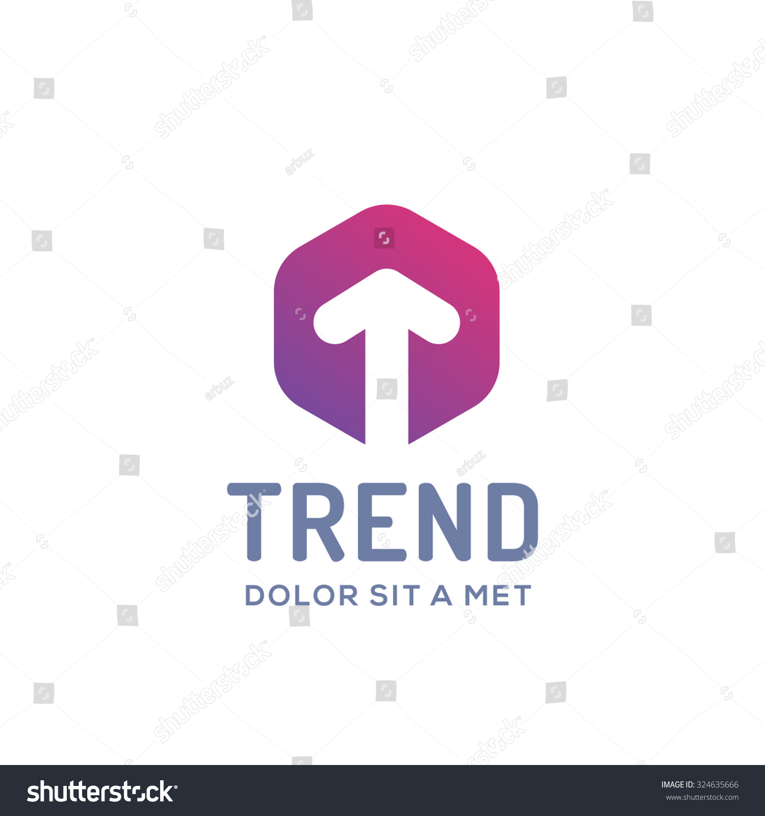 Letter T Arrow Logo Icon Design Stock Vector (Royalty Free) 324635666 ...
