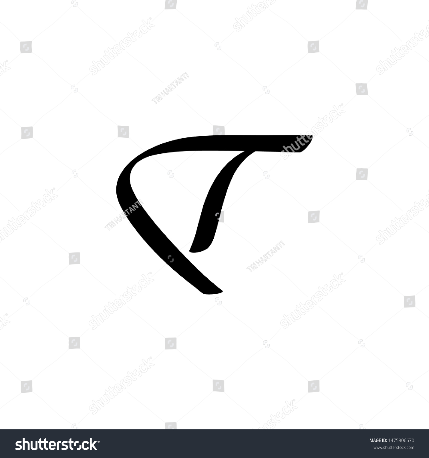 Letter T New Logo Vector: เวกเตอร์สต็อก (ปลอดค่าลิขสิทธิ์) 1475806670 ...