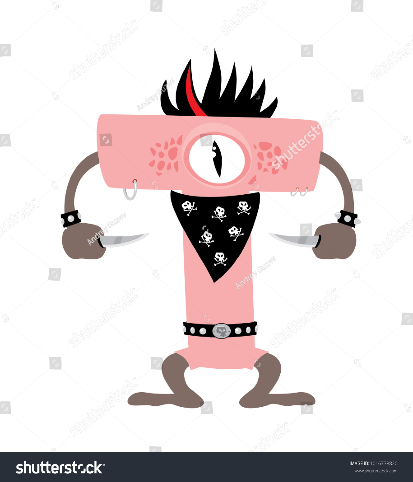 Letter T Vector Illustration Stock Vector (Royalty Free) 1016778820 ...