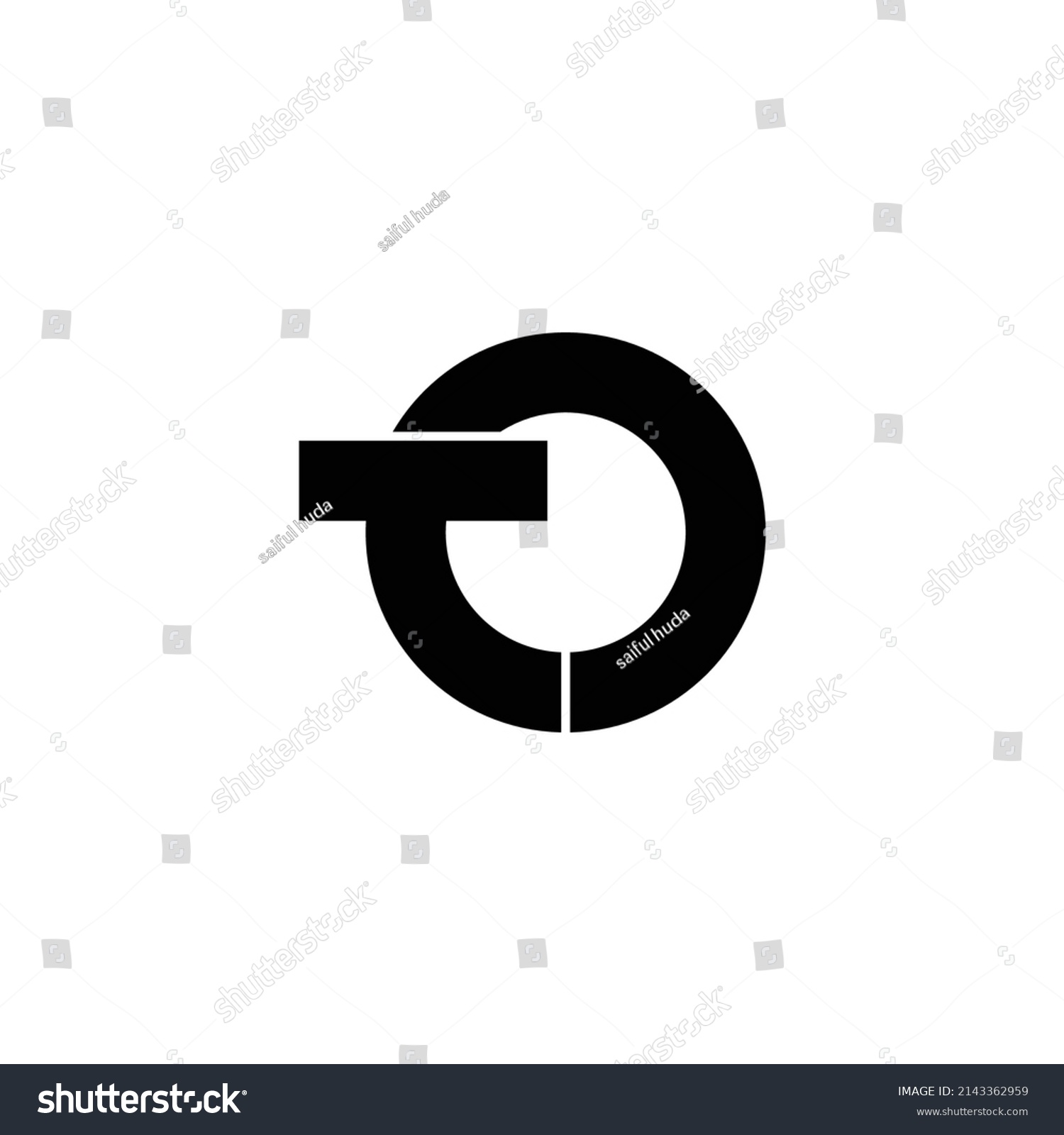 Letter Simple Logo Design Vector Stock Vector (Royalty Free) 2143362959 ...