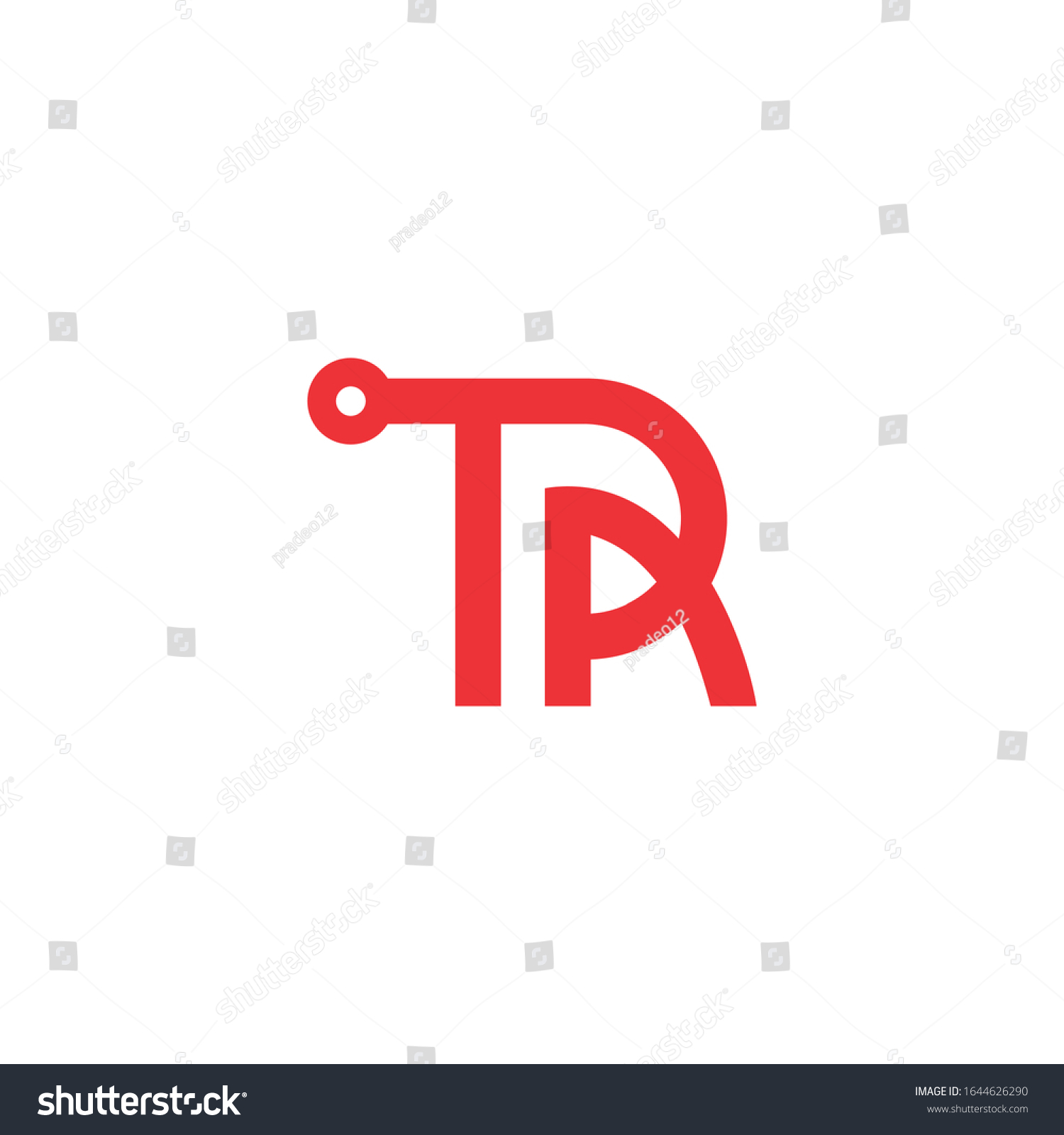 Diseño del logotipo TPA vector simple: vector de stock (libre de ...
