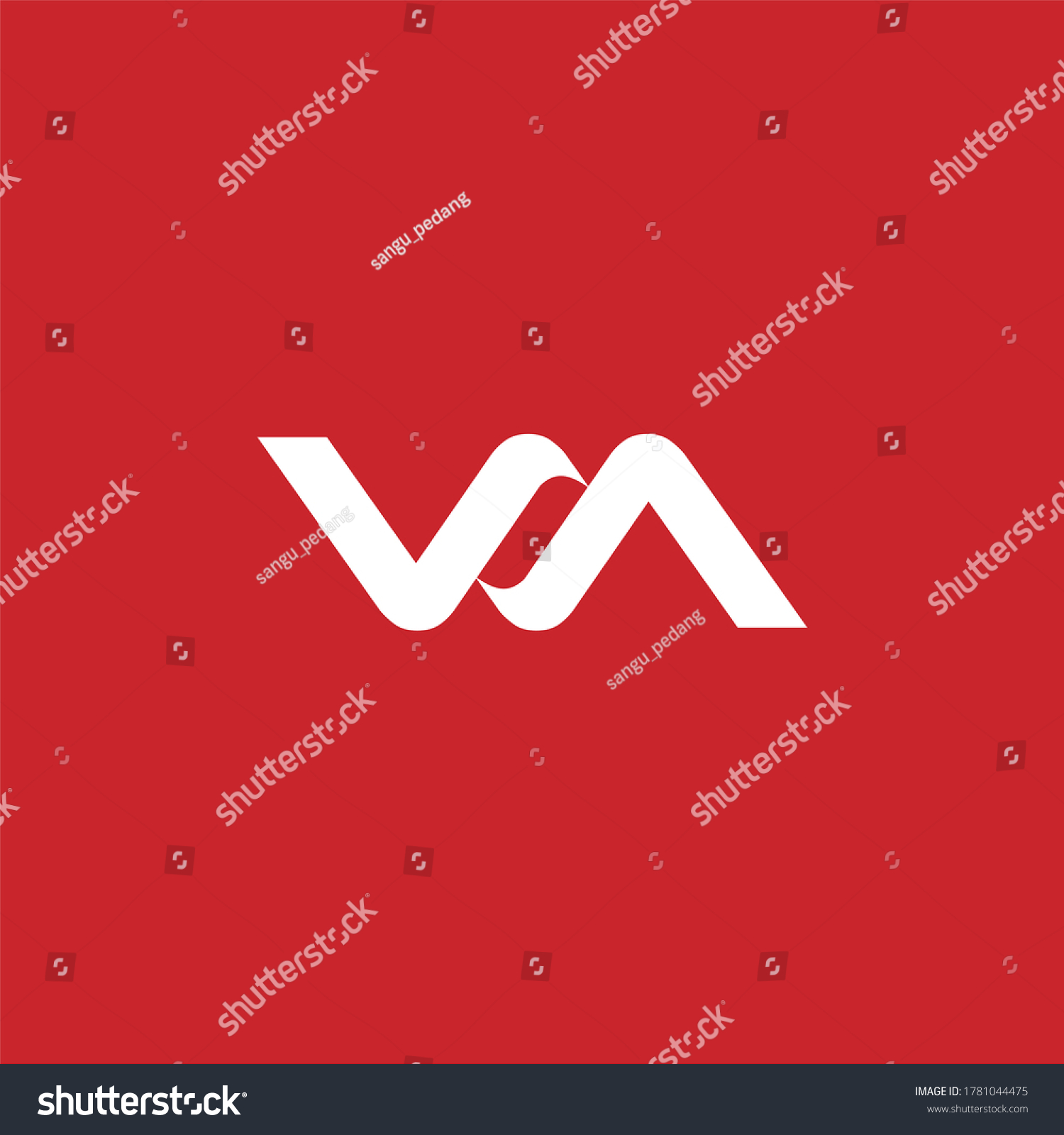 Letter Va Initial Logo Design Vector Stock Vector (Royalty Free ...