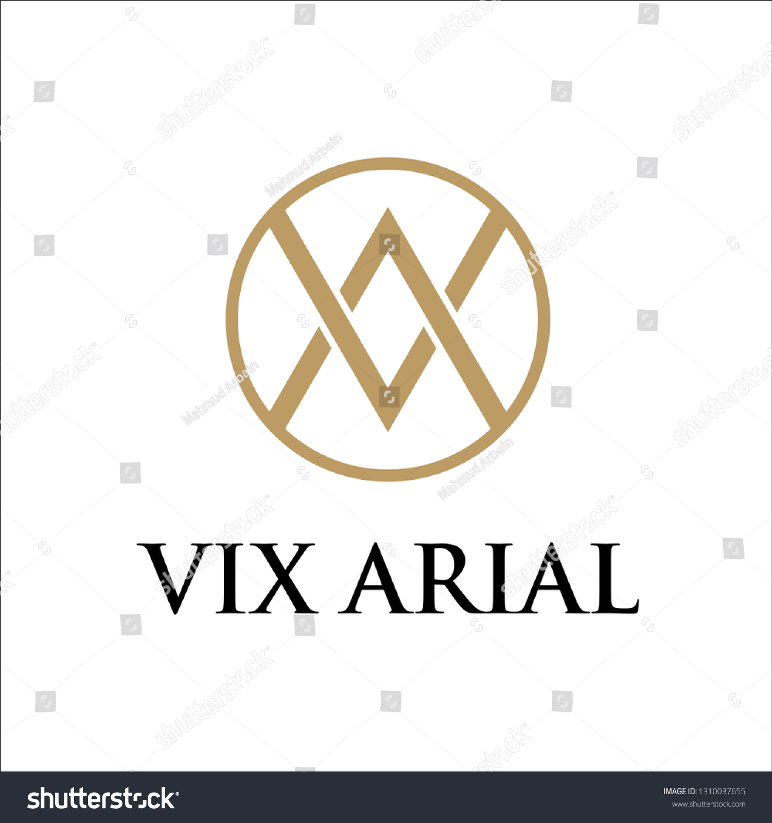 Letter Va Logo Stock Vector (Royalty Free) 1310037655