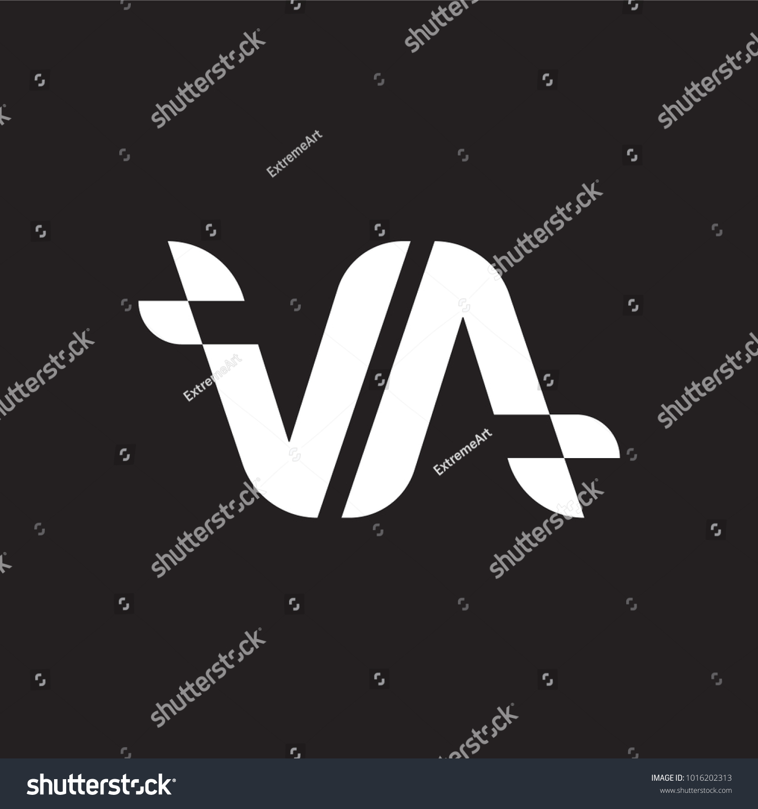 Letter Va Logo Vector Stock Vector (Royalty Free) 1016202313 | Shutterstock