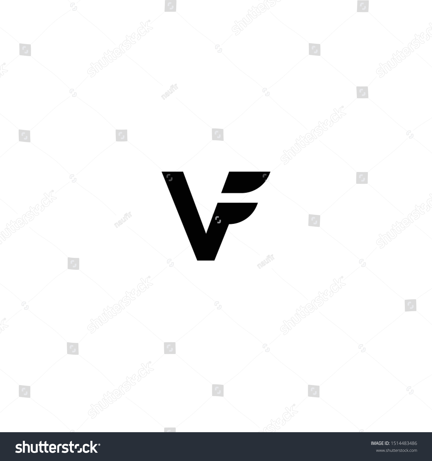 Letter Vf Logo Icon Vector Stock Vector (Royalty Free) 1514483486 ...