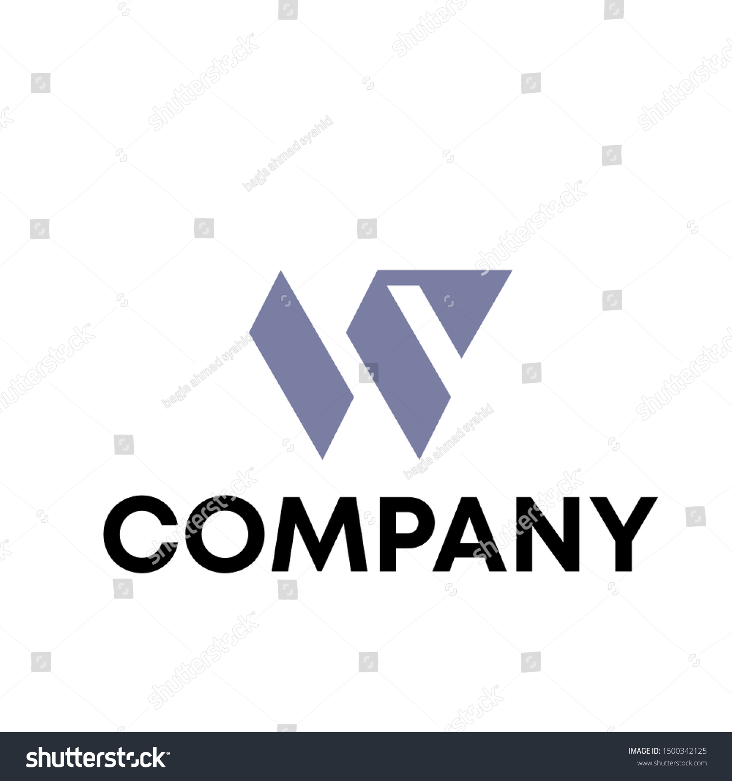 Letter W Vector Logo Design Template Stock Vector (Royalty Free ...