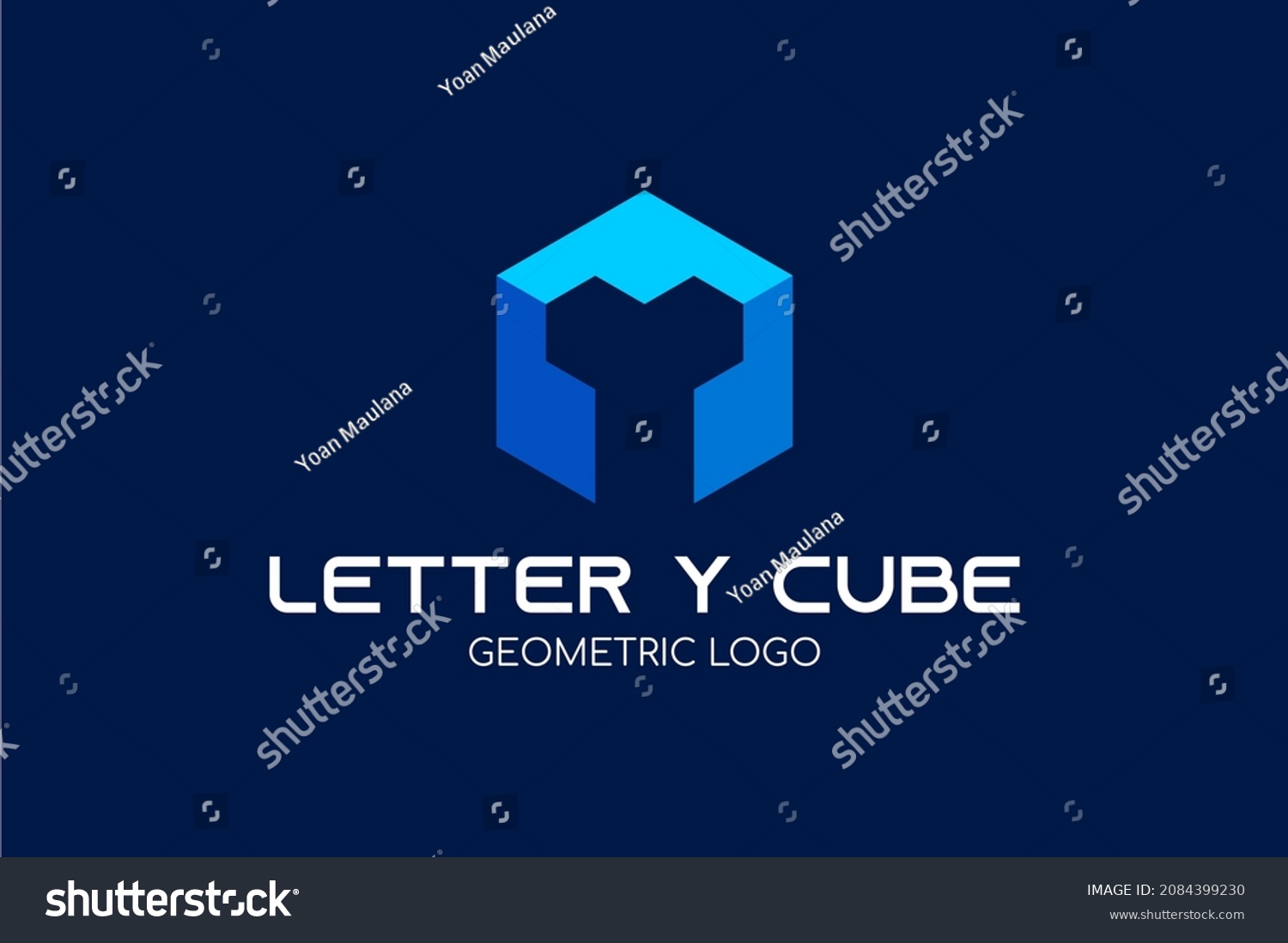 Letter Y Cube Logo Suitable Company Stock Vector (Royalty Free) 2084399230
