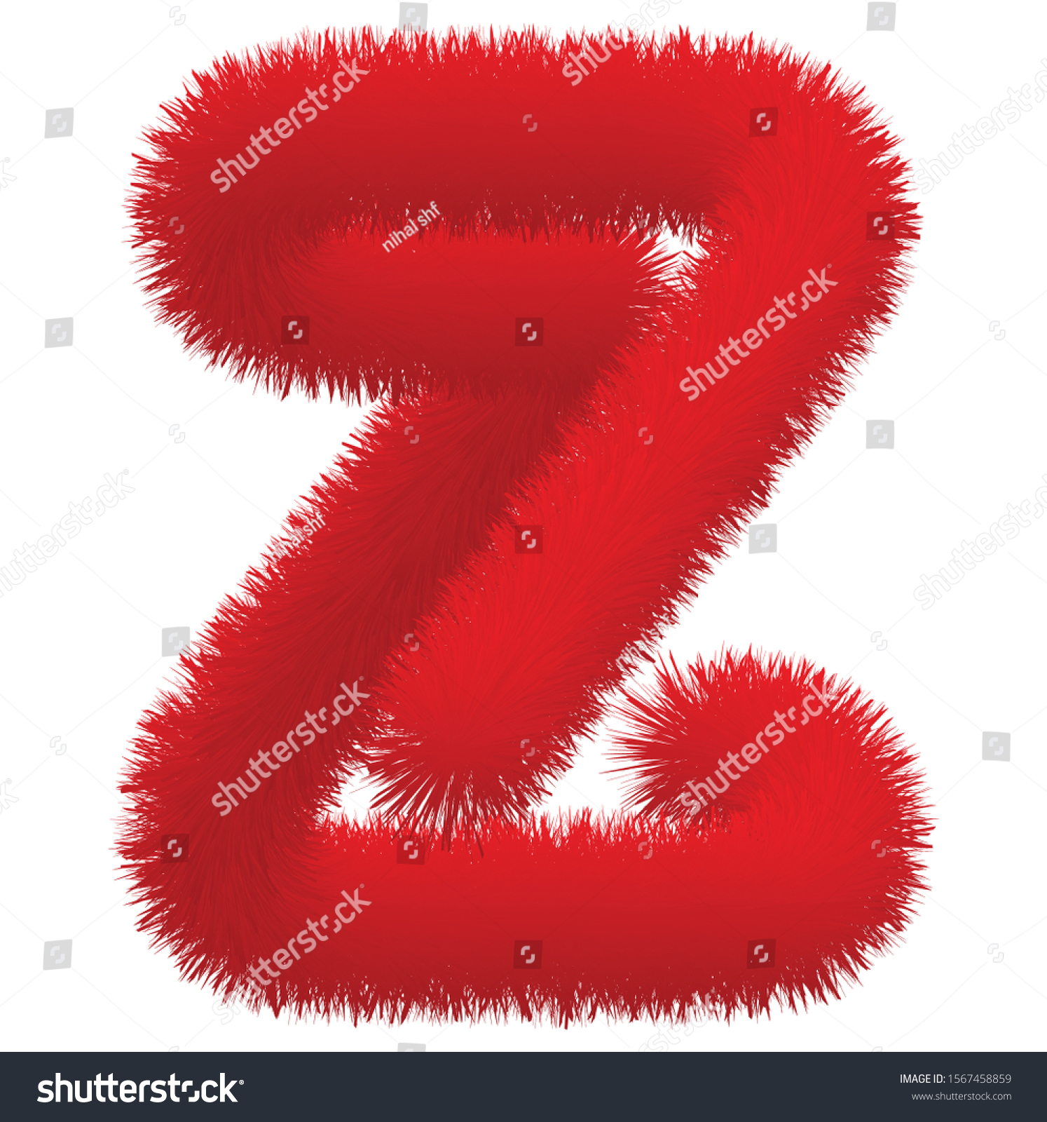 Letter Z Red Drawing Vector Work Stock Vector (Royalty Free) 1567458859 ...