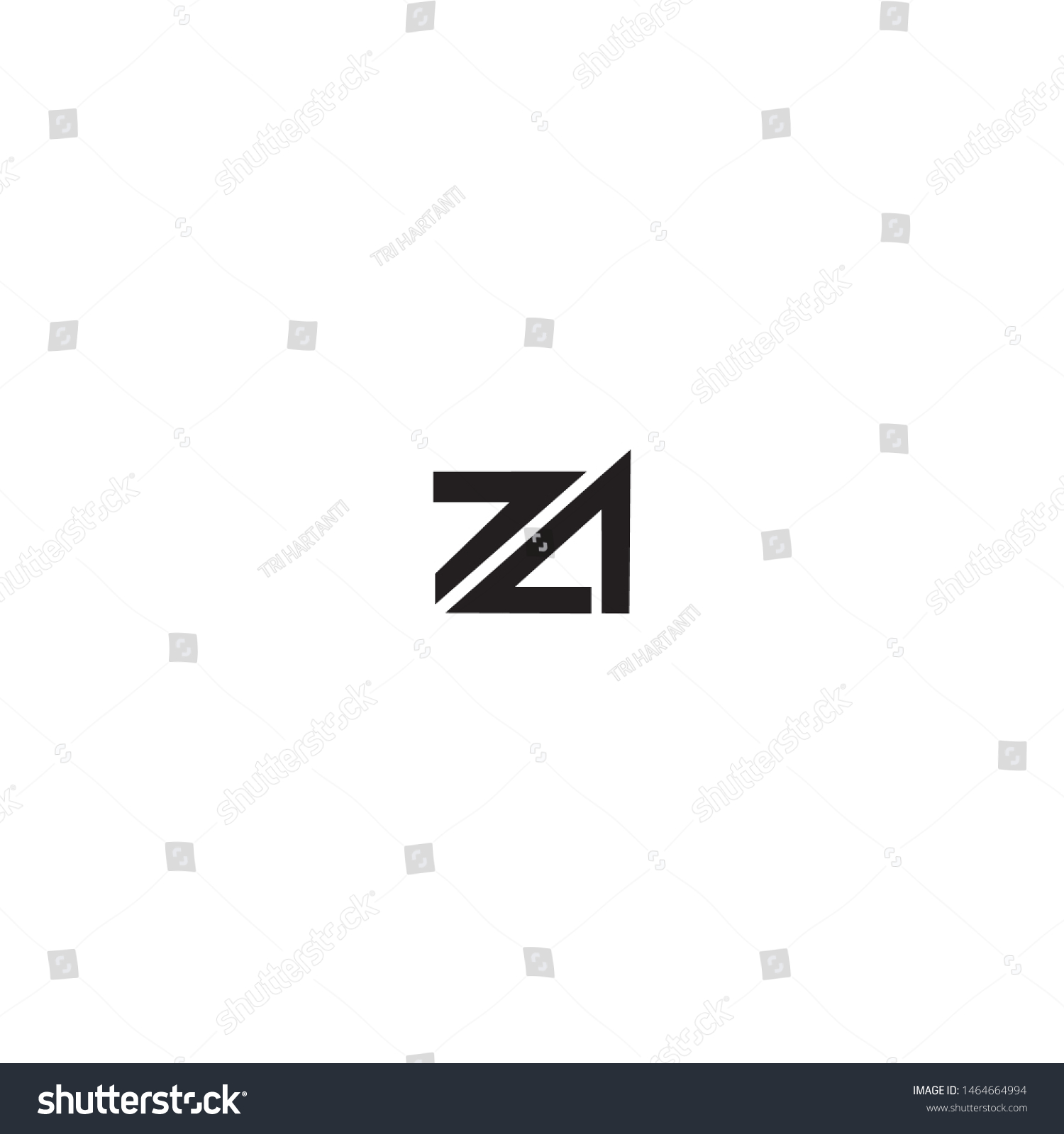 Letter Za New Logo Vector: vector de stock (libre de regalías ...