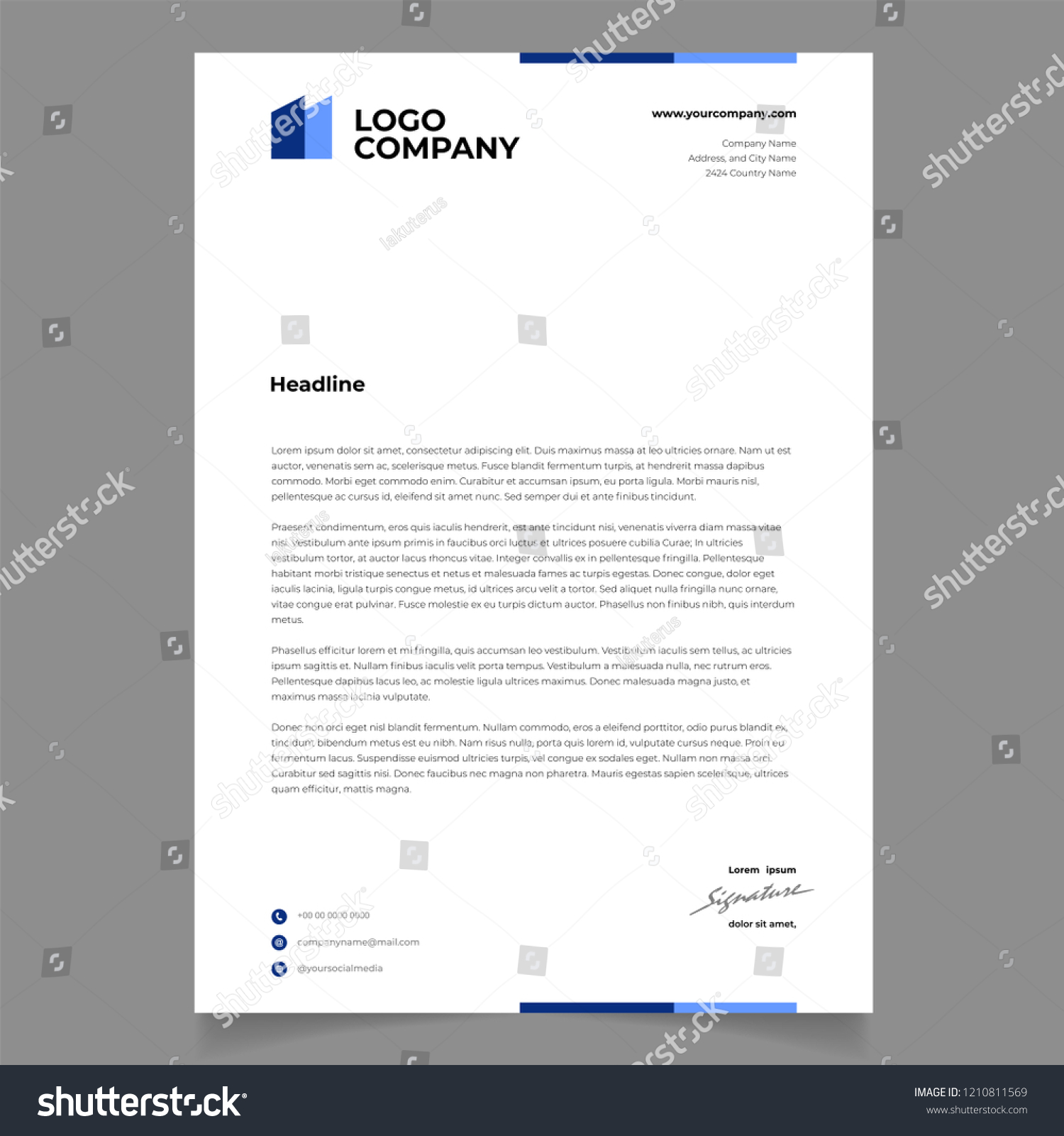 4,188 Letterhead in word Images, Stock Photos & Vectors | Shutterstock