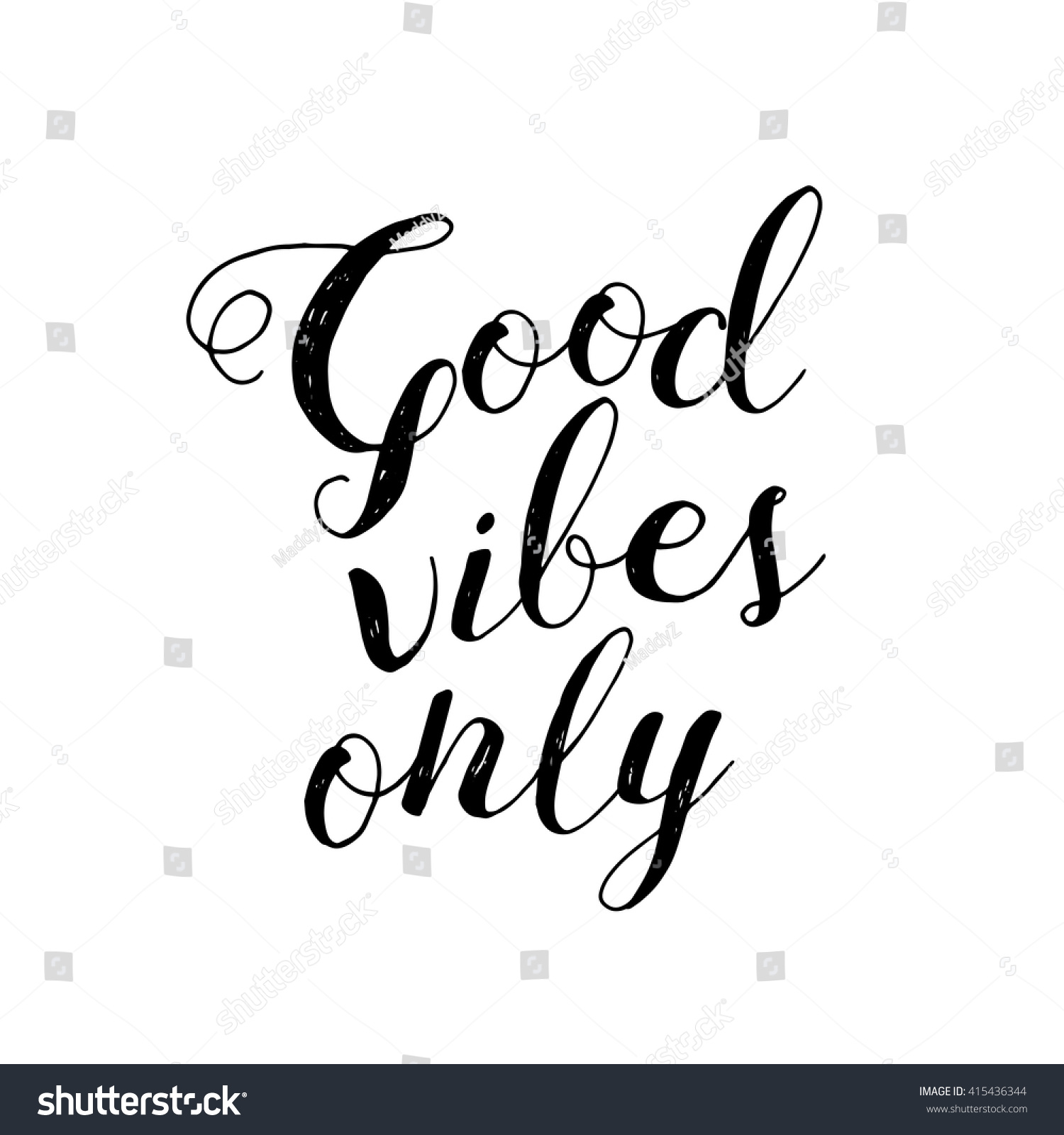 Lettering Inspirational Quote Good Vibes Only: vector de stock (libre ... Lettering Inspirational Quote Good Vibes Only: vector de stock (libre ...