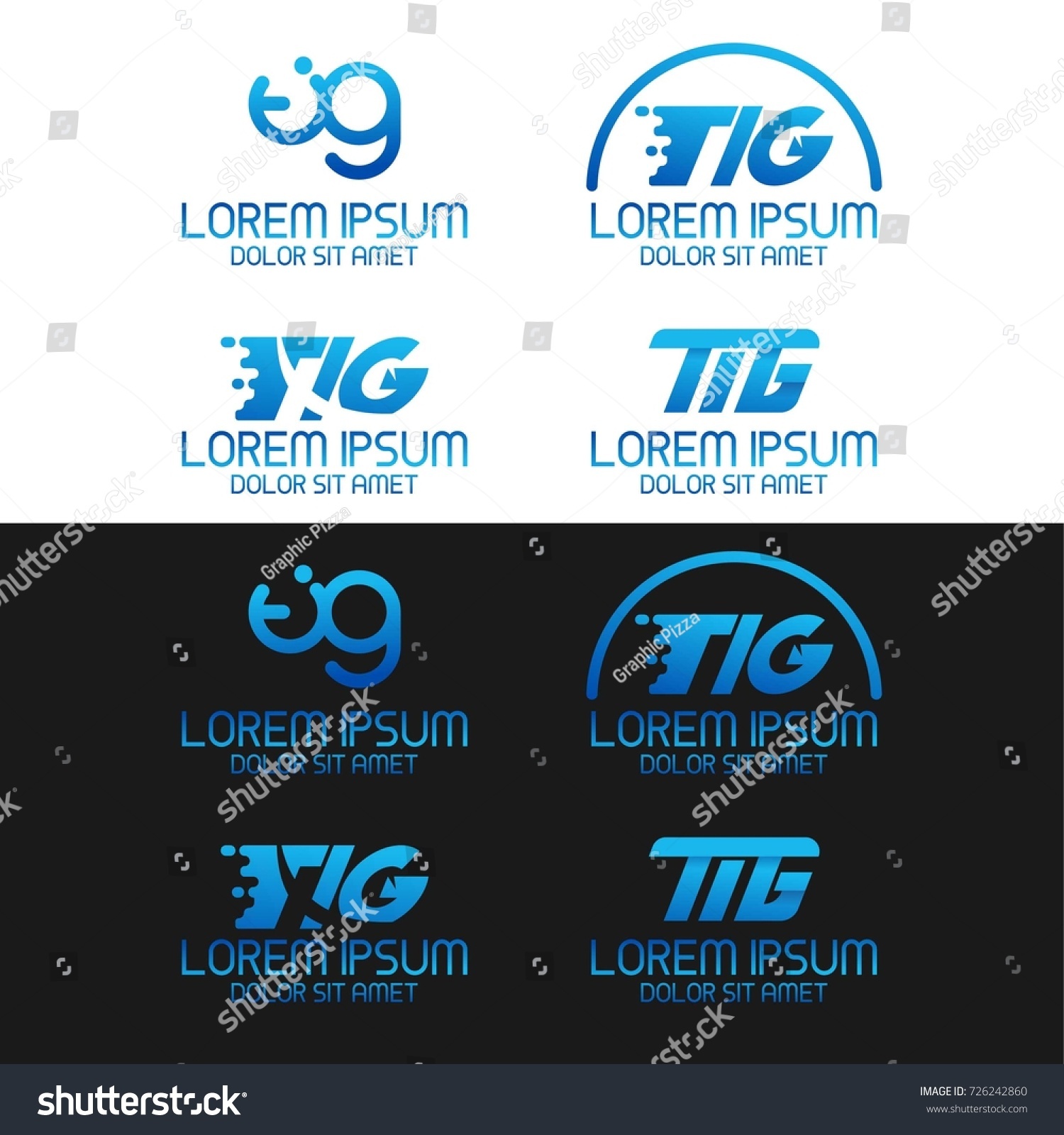 Lettering Logo Emblem Stock Vector (Royalty Free) 726242860 | Shutterstock
