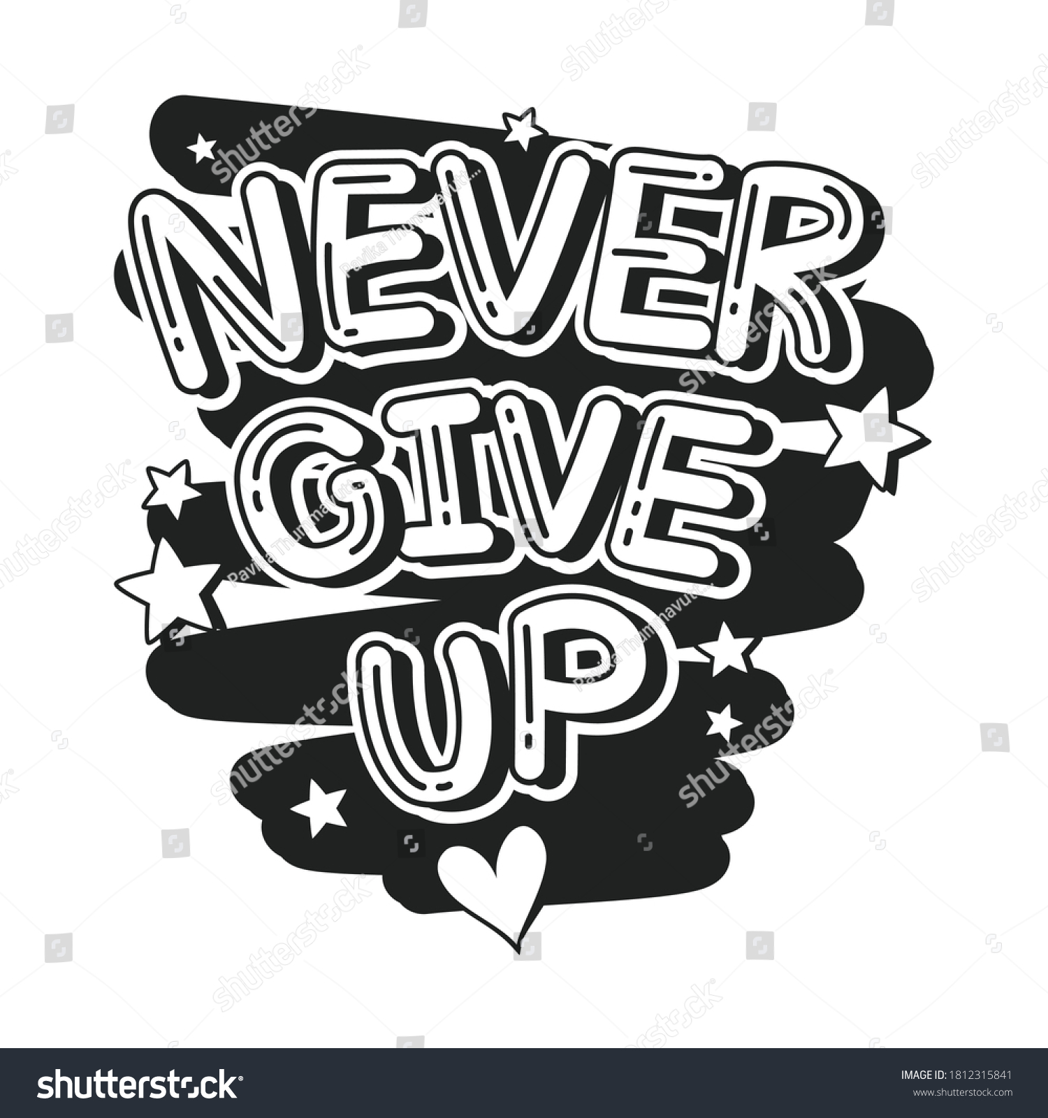 Lettering Never Give Clipart Craft Design: เวกเตอร์สต็อก (ปลอดค่า ... Lettering Never Give Clipart Craft Design: เวกเตอร์สต็อก (ปลอดค่า ...