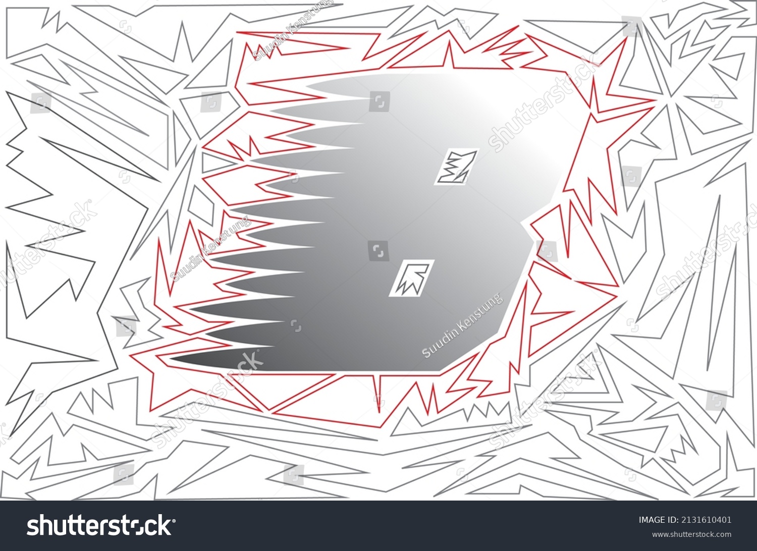 Letters B Transparent Typography Vector Templates Stock Vector (Royalty ...