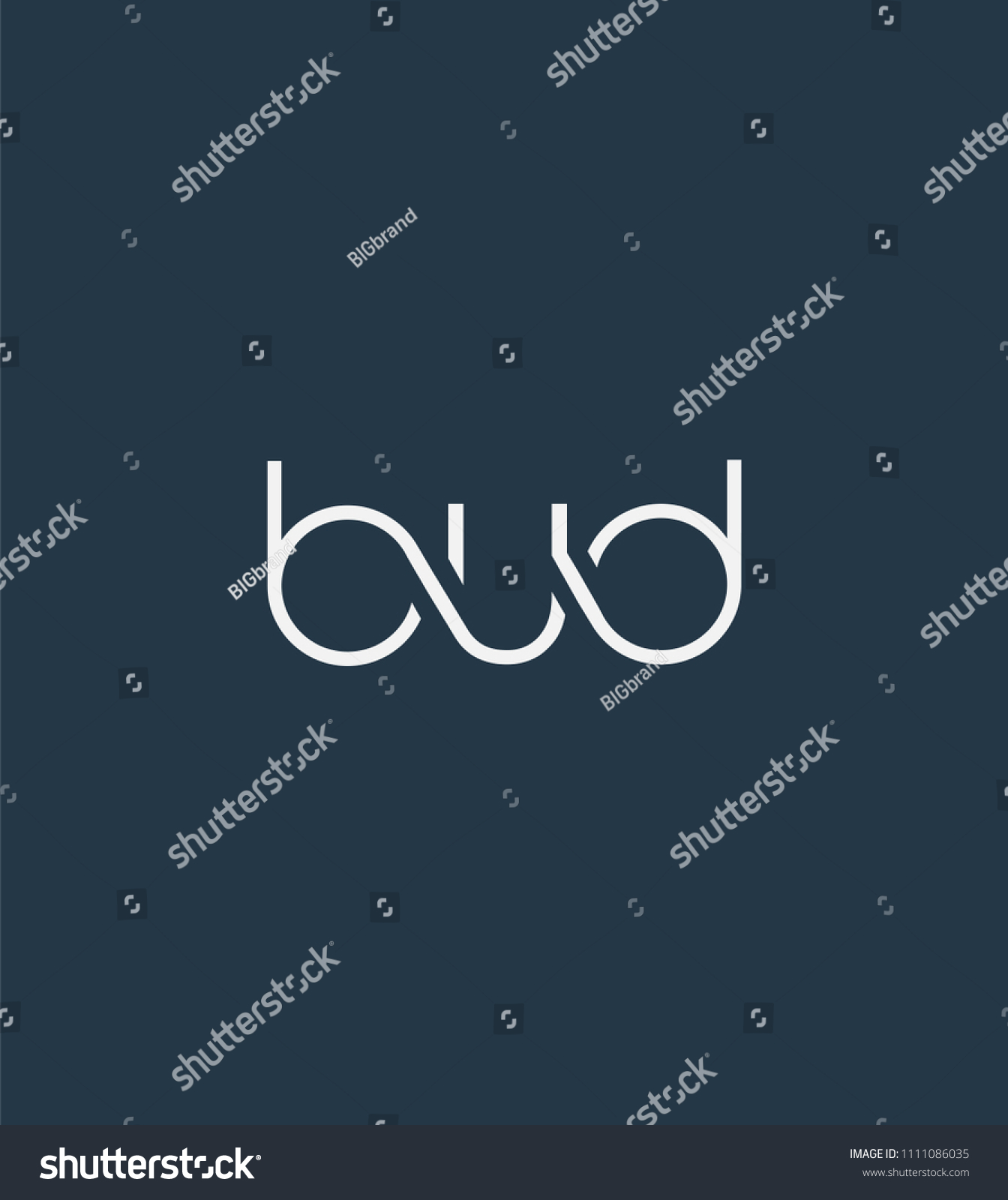 Letters Bud Joint Logo Icon Vector 스톡 벡터(로열티 프리) 1111086035 | Shutterstock