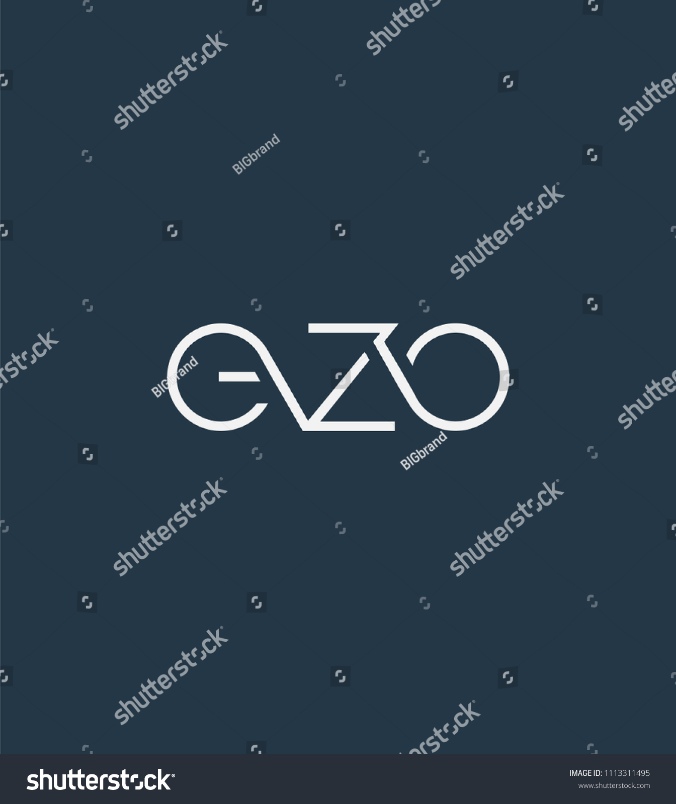 Letters Ezo Joint Logo Icon Vector Stock Vector (Royalty Free ...
