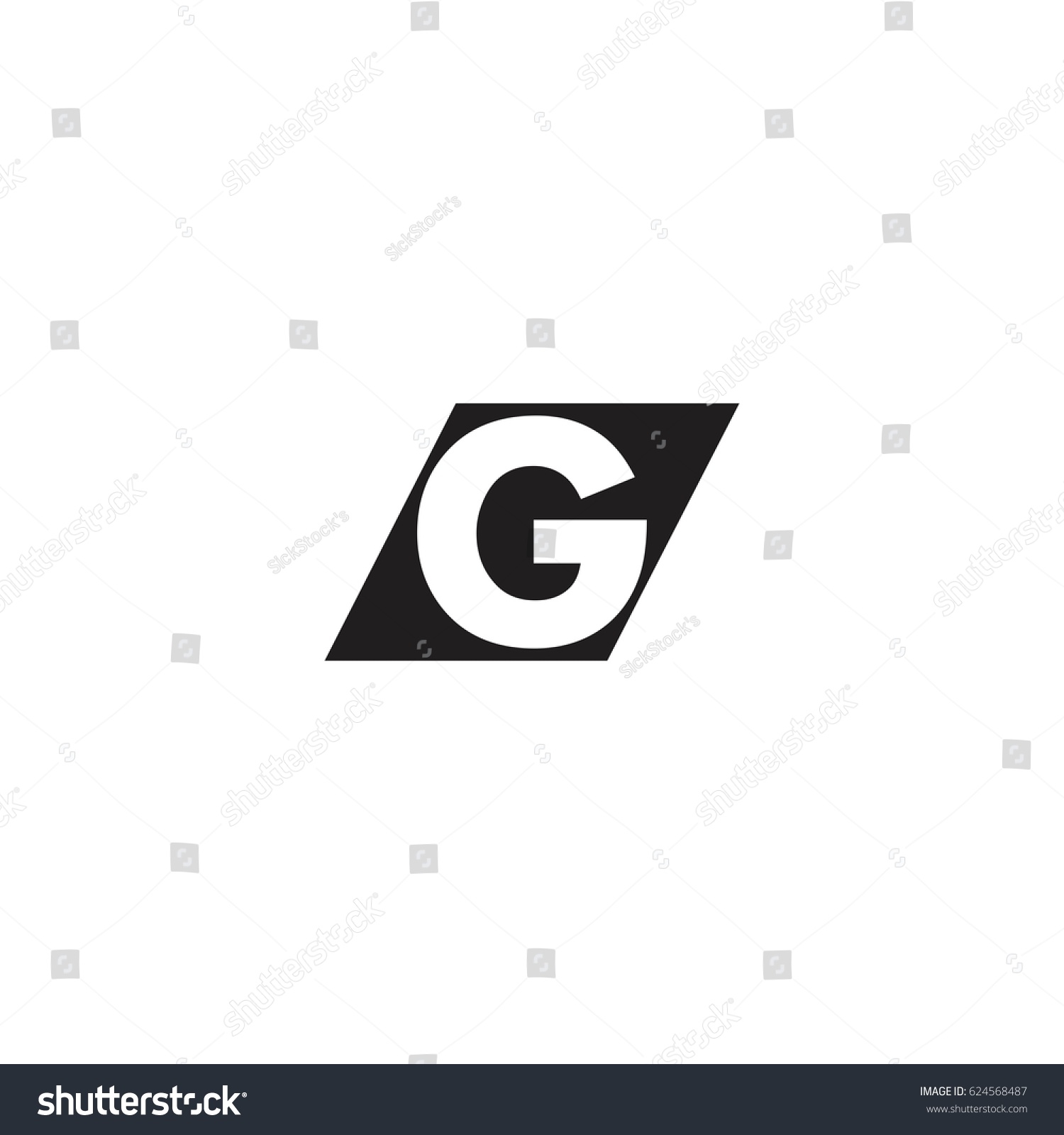 Letters G Design Logo Vector Stock Vector (Royalty Free) 624568487 ...