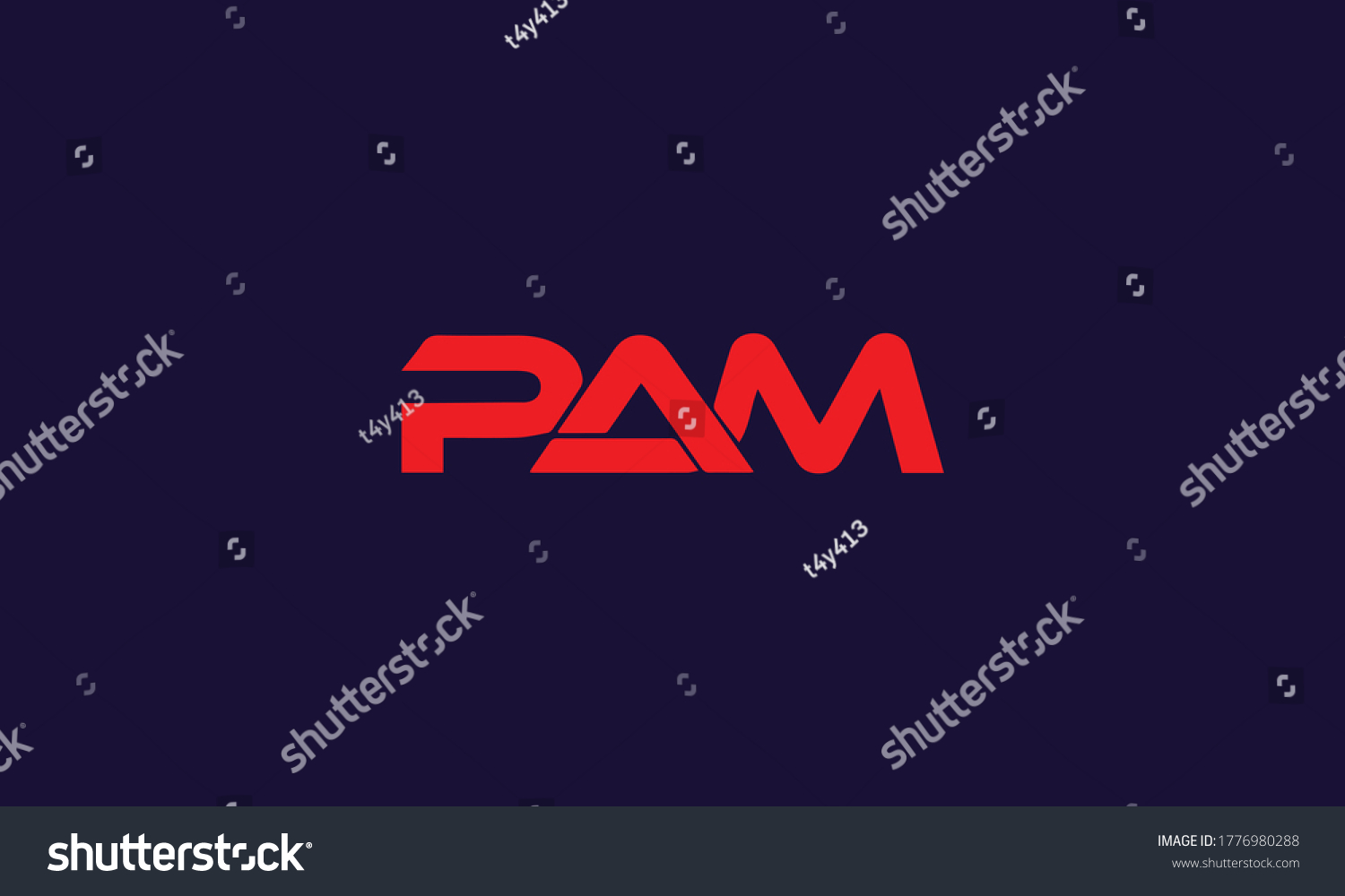 4 Pam monogram Gambar, Foto Stok & Vektor | Shutterstock