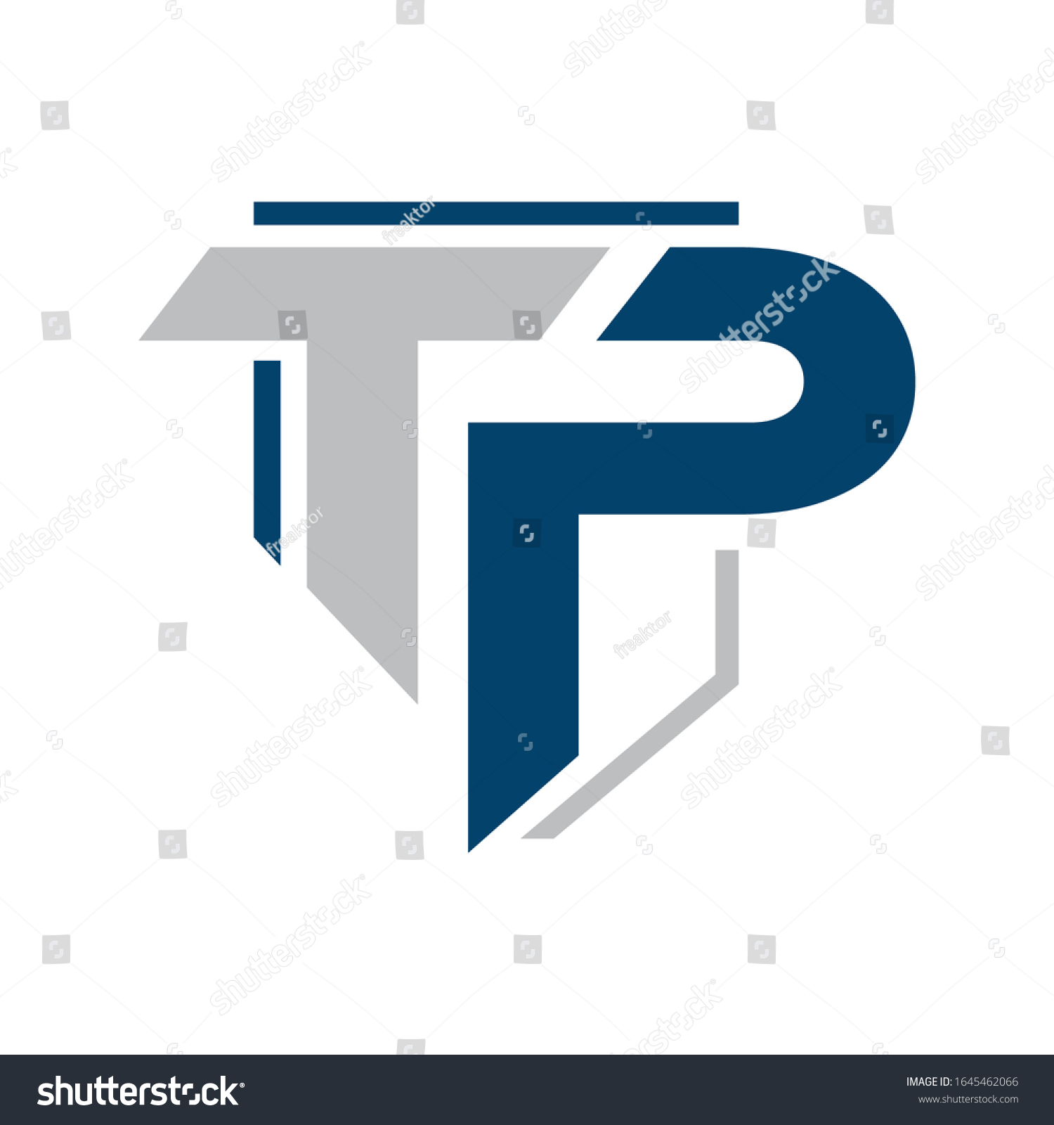 Letters Tp Combination Logo Icon Vector Stock Vector (Royalty Free ...