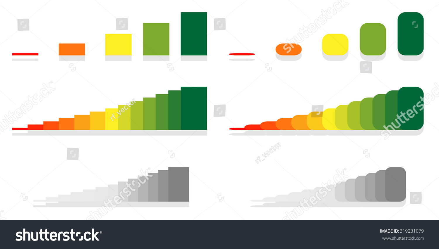 Level Progress Indicators Steps Phases Signal Stock Vector (Royalty ...