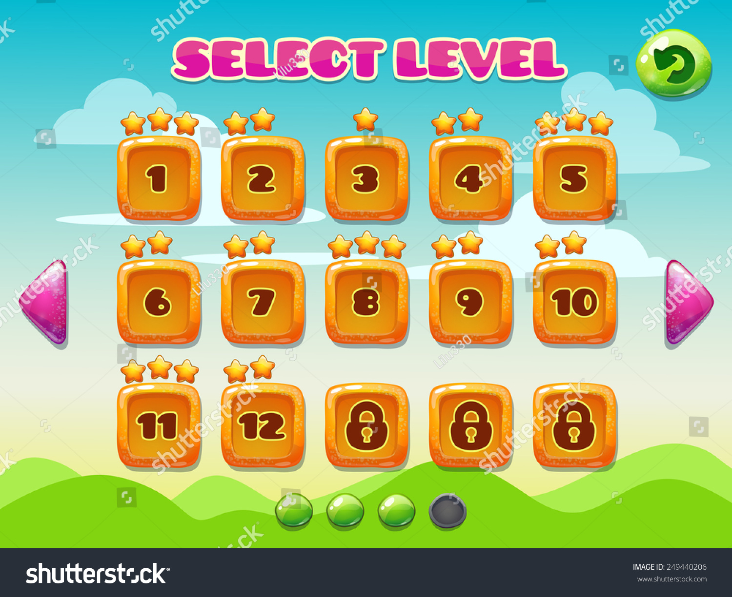 1,802 Level selection Stock Vectors, Images & Vector Art | Shutterstock